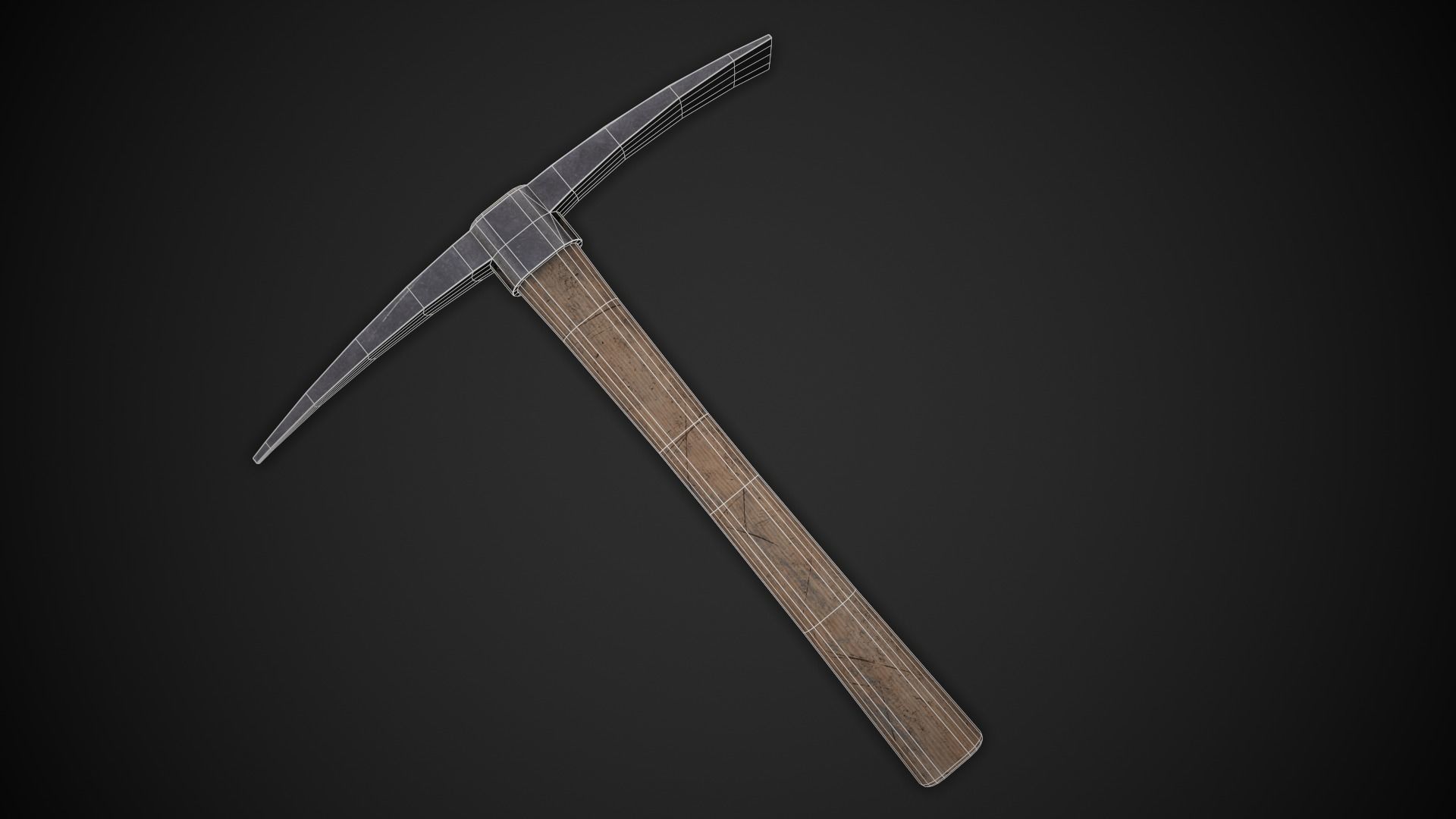 3D model Pickaxe VR / AR / low-poly | CGTrader