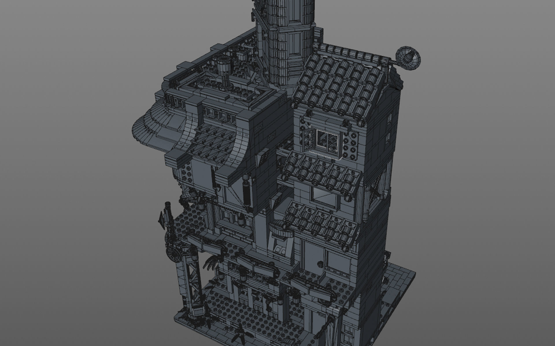 3D model Lego Ninjago city 2 VR / AR / low-poly | CGTrader