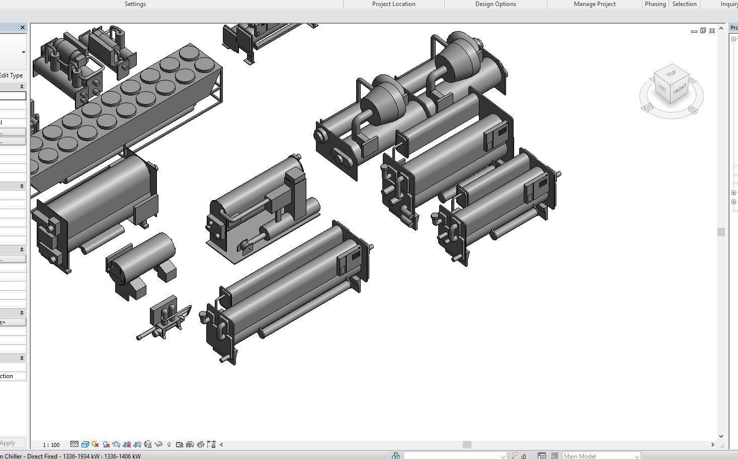 Mechanical Equipments Revit Families 2016 3D model | CGTrader