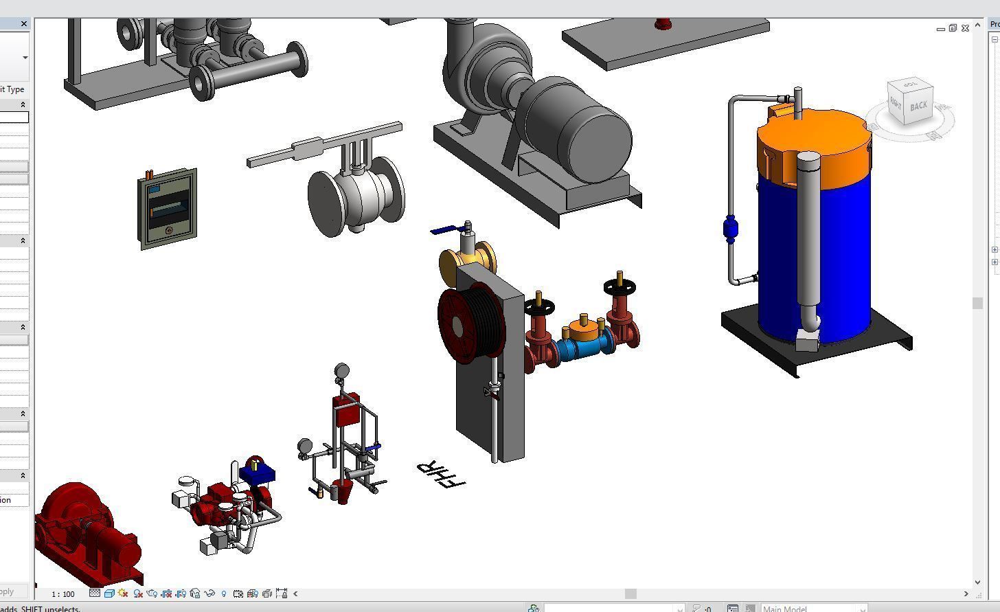 Mechanical Equipments Revit Families 2016 3D model | CGTrader