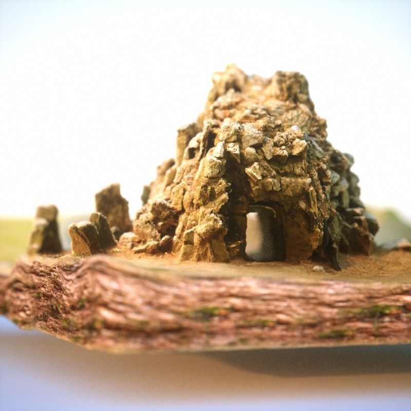 Rock Cave Printeable 3D model 3D printable | CGTrader
