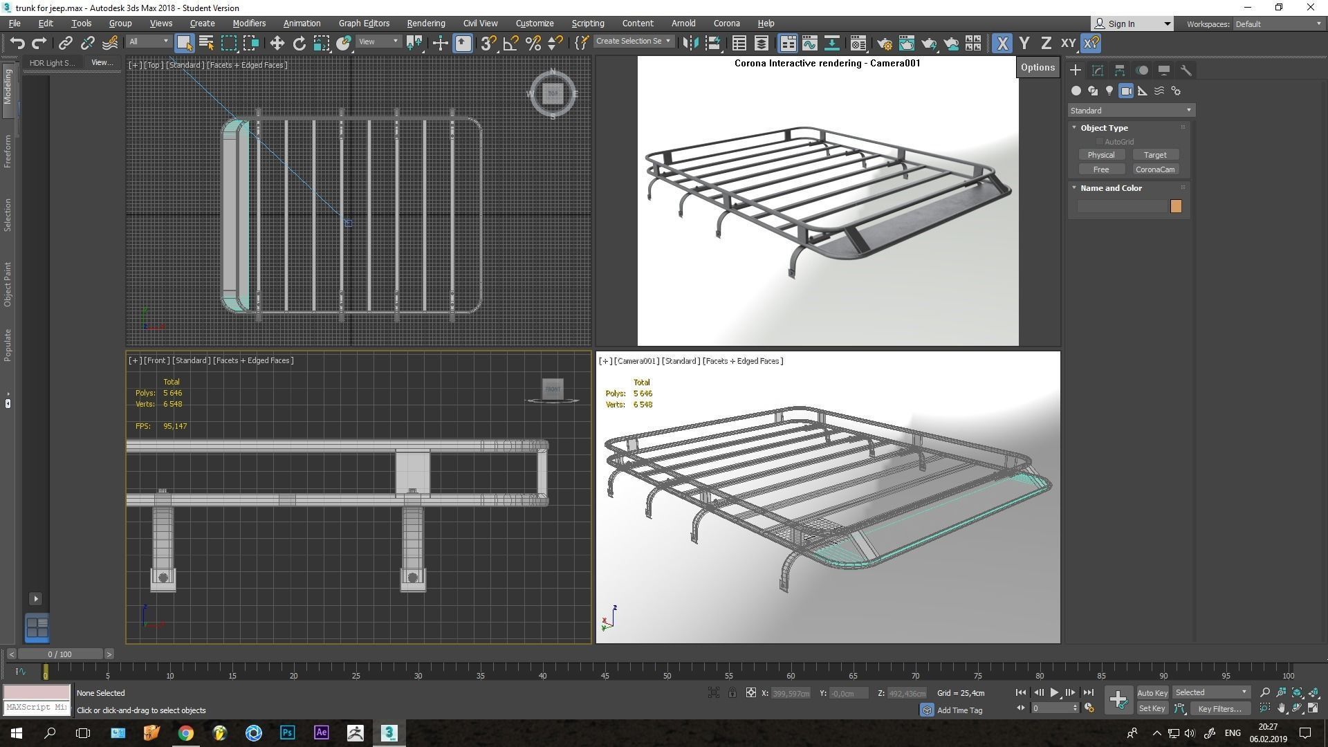 3D model Expedition roof rack 3D model | CGTrader