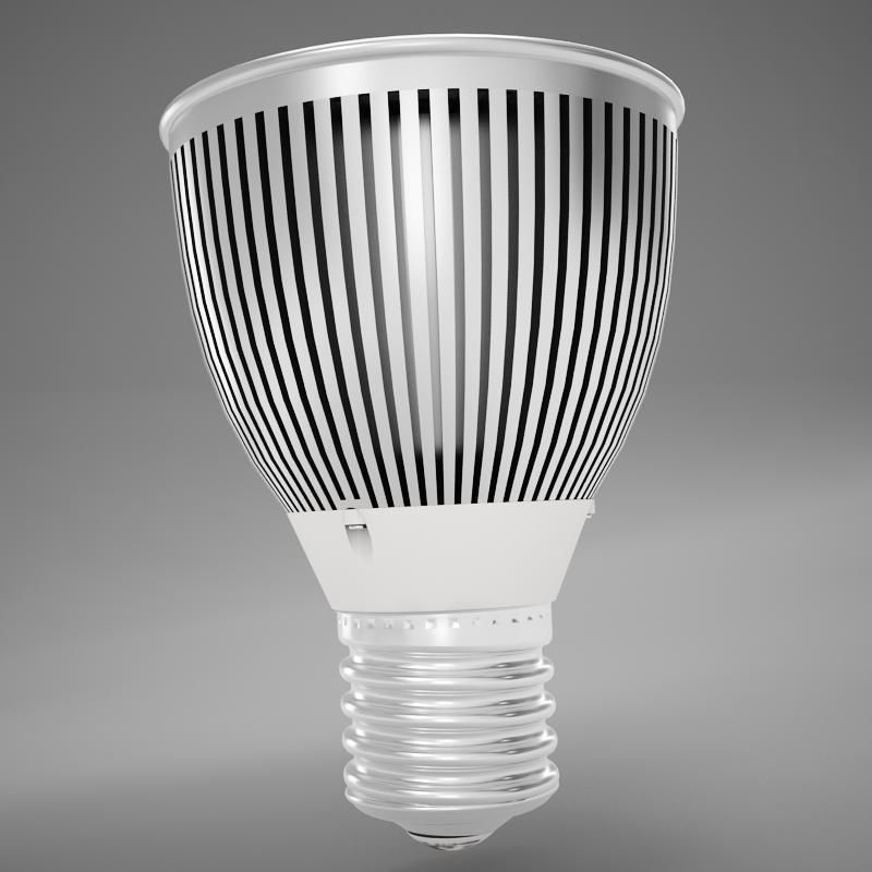 Par 20 HD LED light Bulb model 3D model | CGTrader