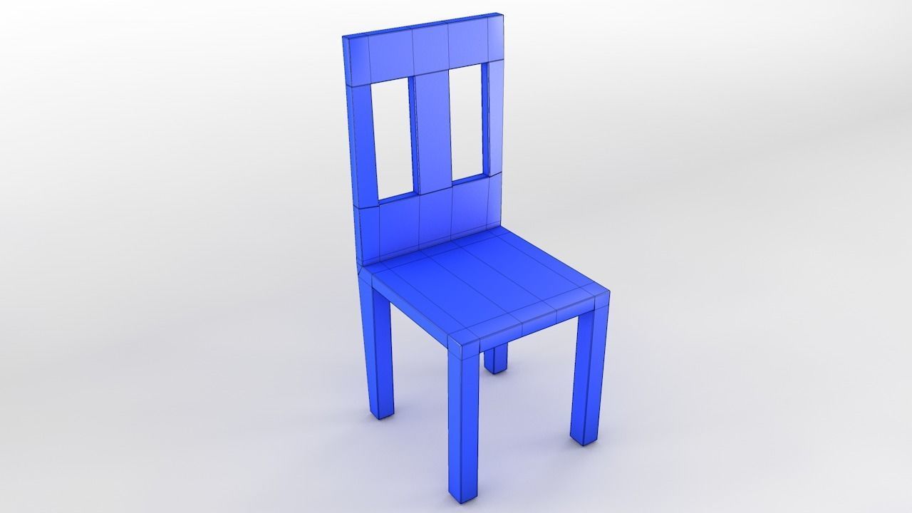 Plastic chairs free 3D model | CGTrader