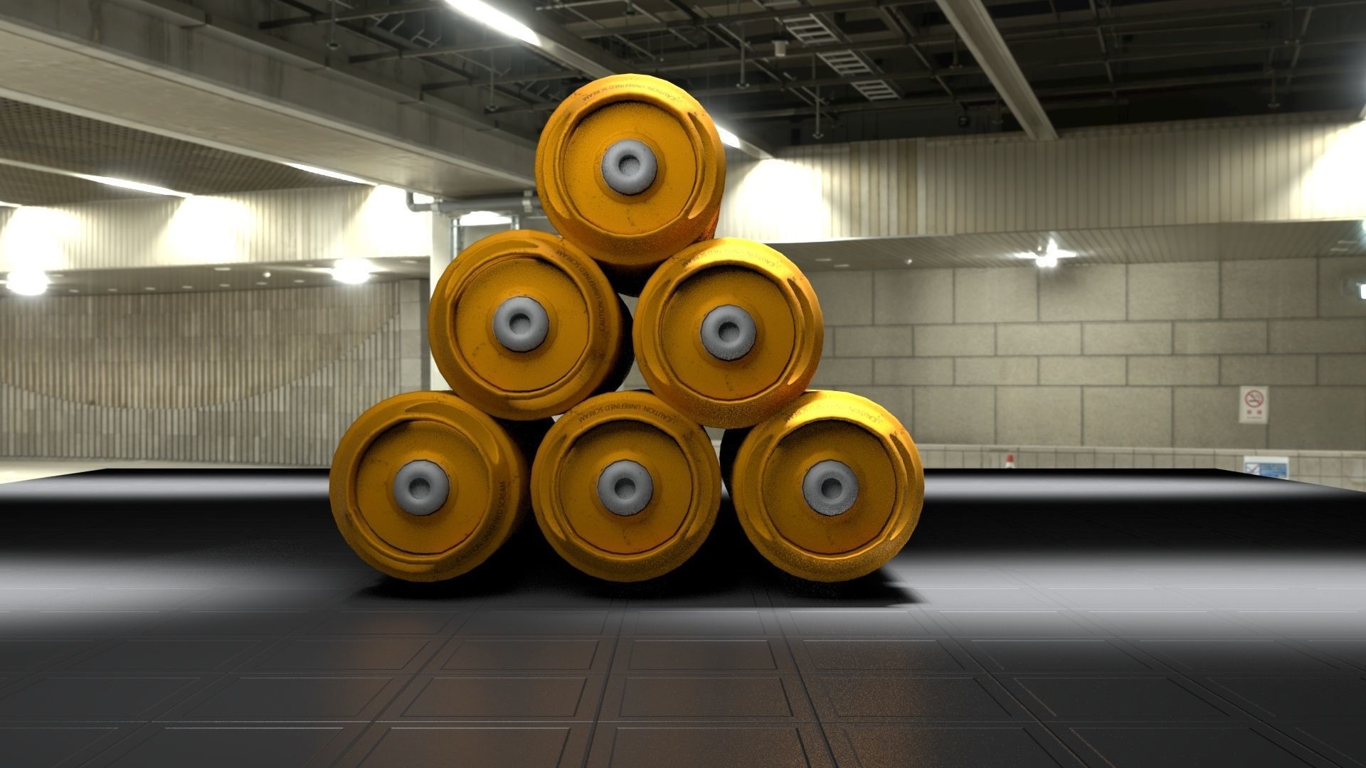 3D model Monster Inc Energy tank VR / AR / low-poly | CGTrader