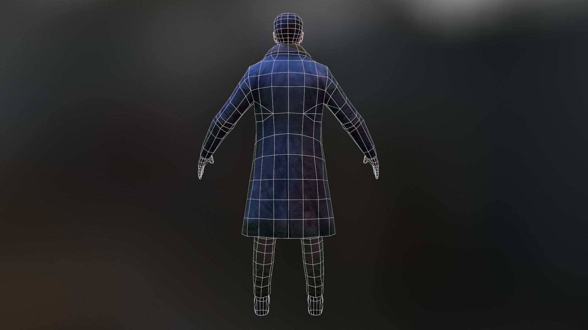 3D model Ryan Gosling 3d model from Blade Runner 2049 VR / AR / low ...