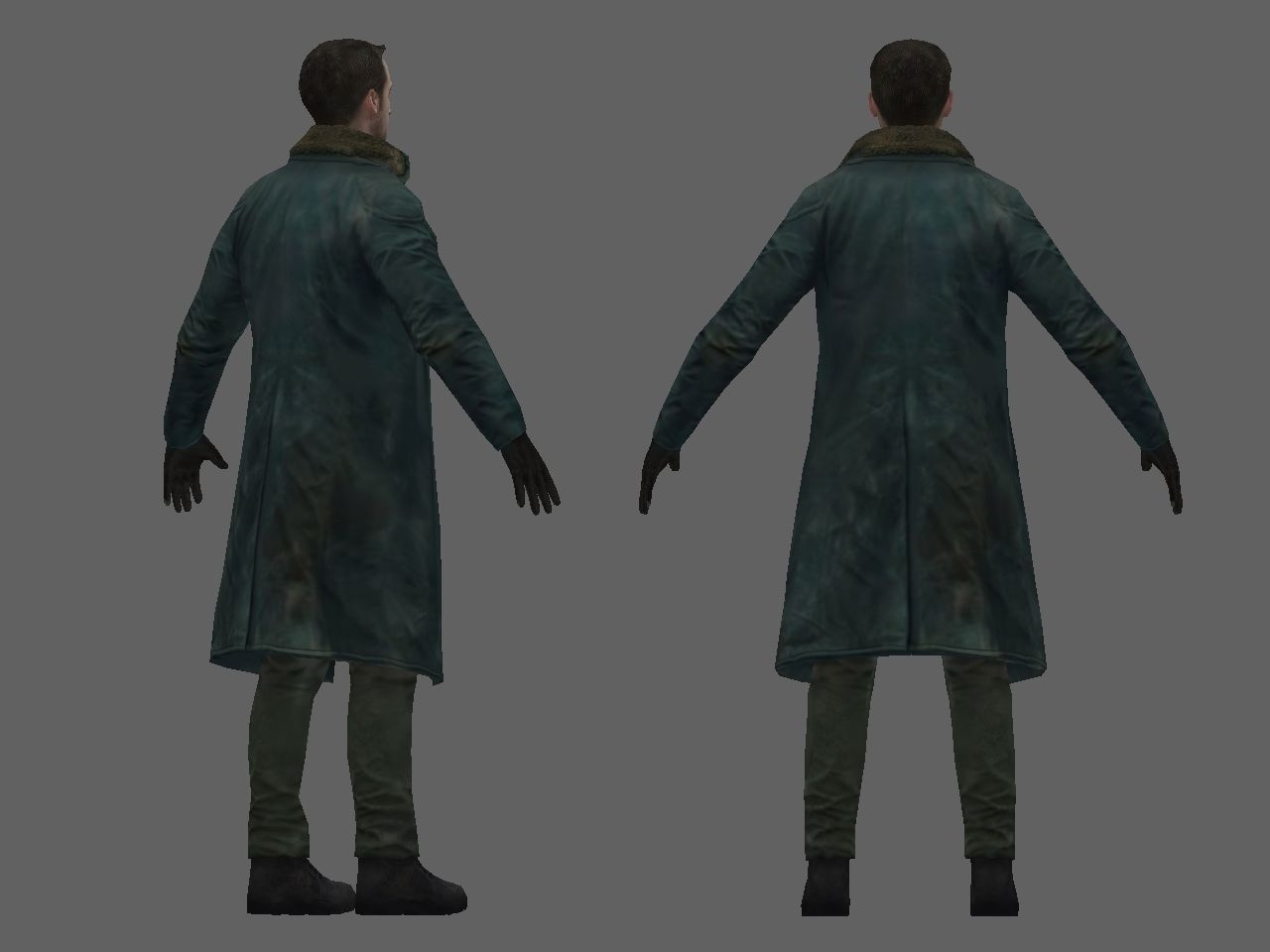 3D model Ryan Gosling 3d model from Blade Runner 2049 VR / AR / low ...