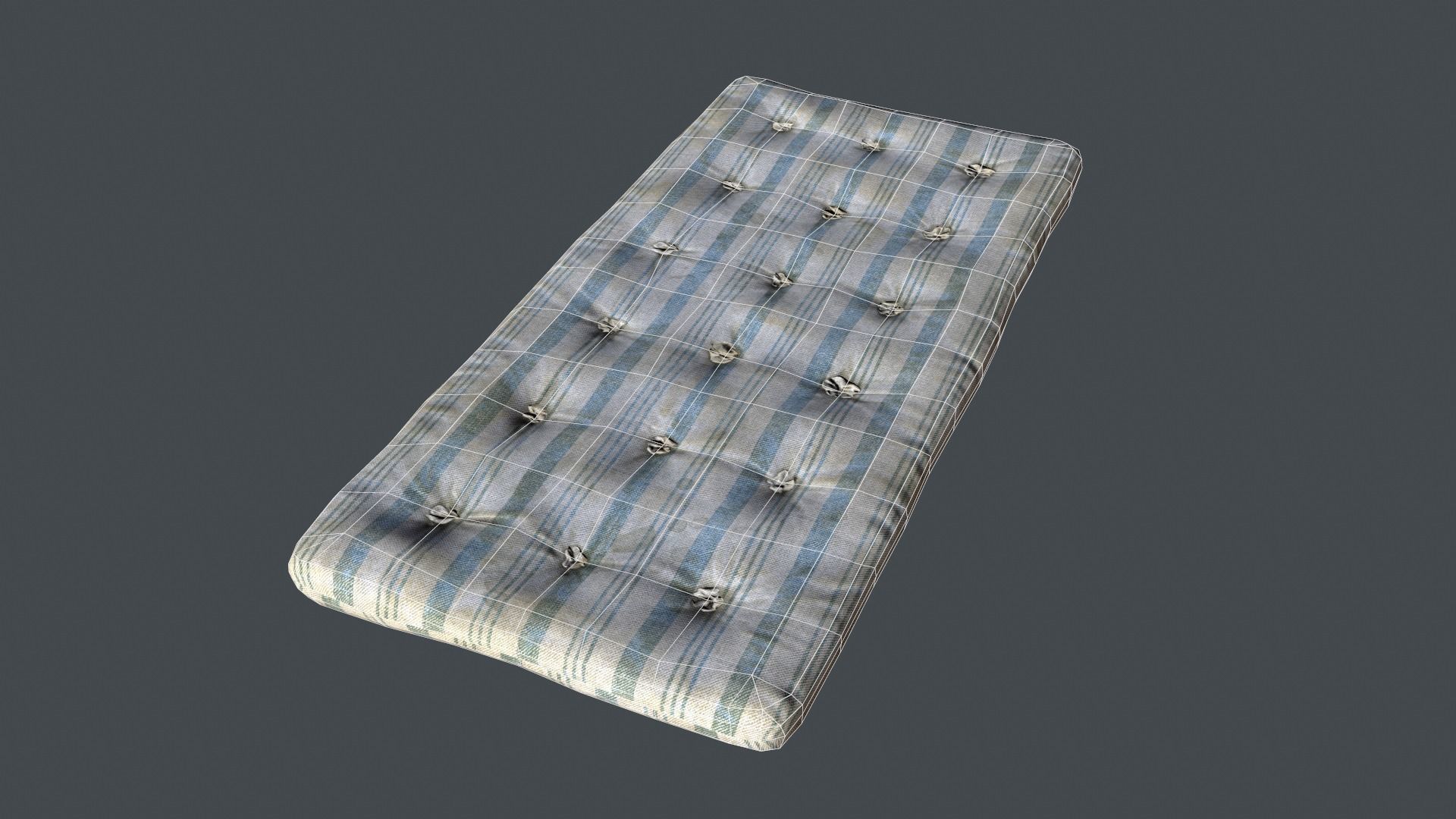 3D model Mattress Old VR / AR / low-poly | CGTrader