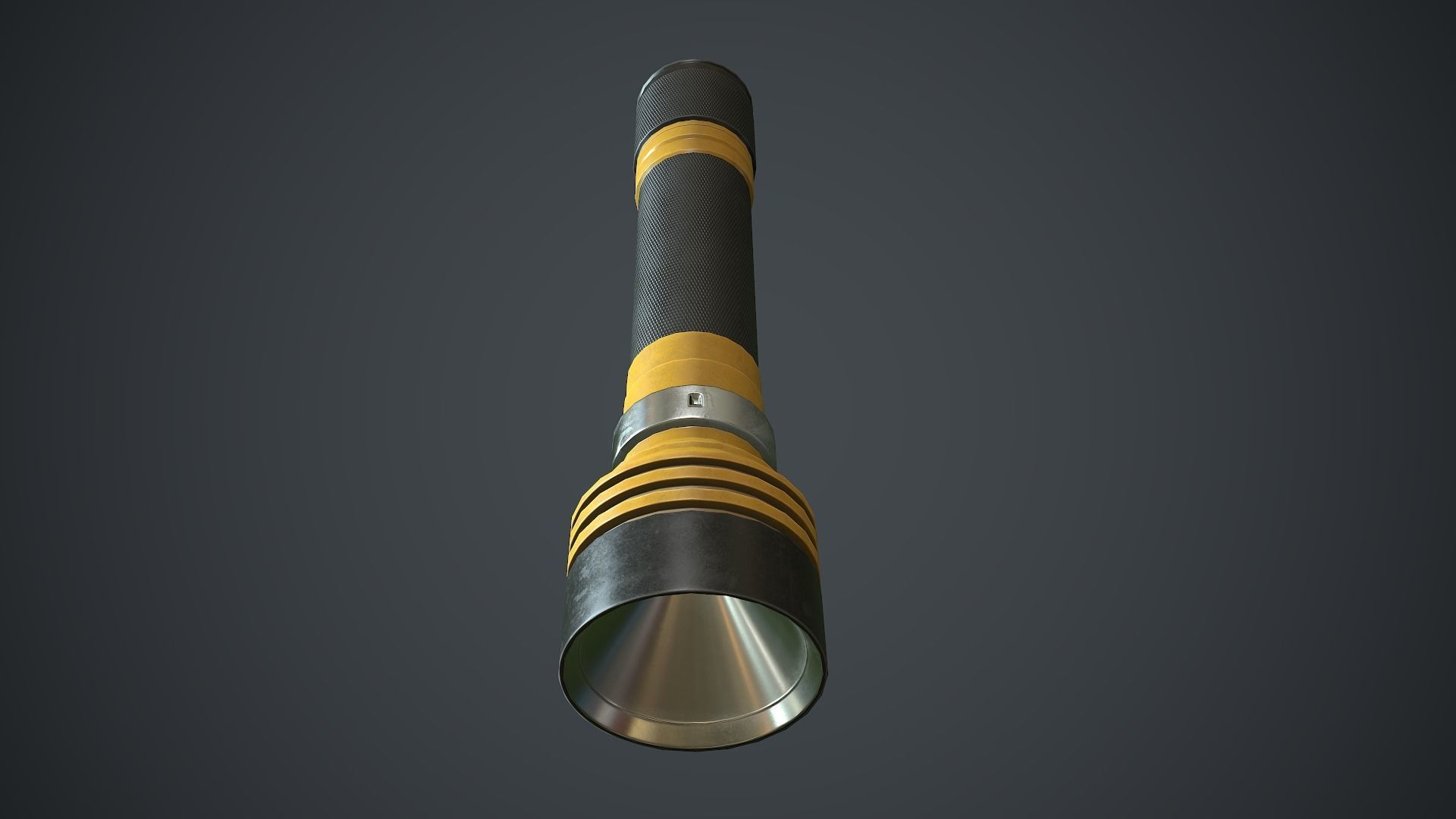 Flashlight Yellow free VR / AR / low-poly 3D model | CGTrader