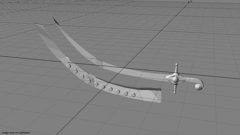 Sword - Arabic Saif 3D model | CGTrader