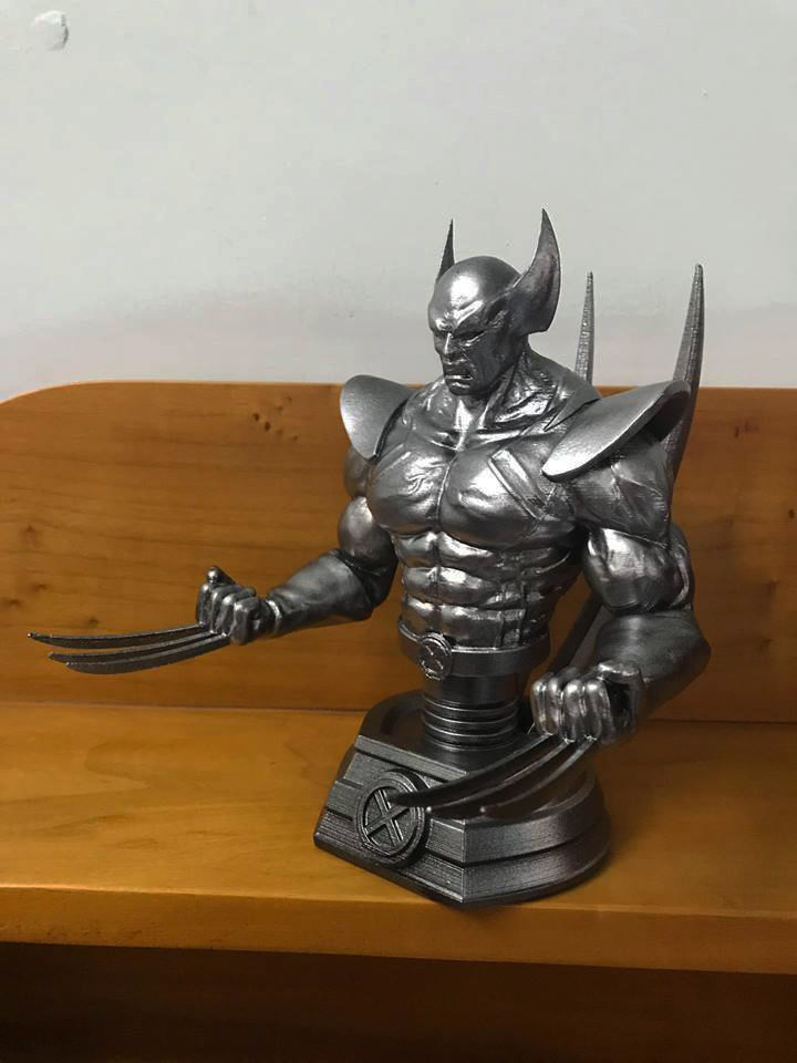 Wolverine Bust - Marvel 3D print model 3D model 3D printable | CGTrader