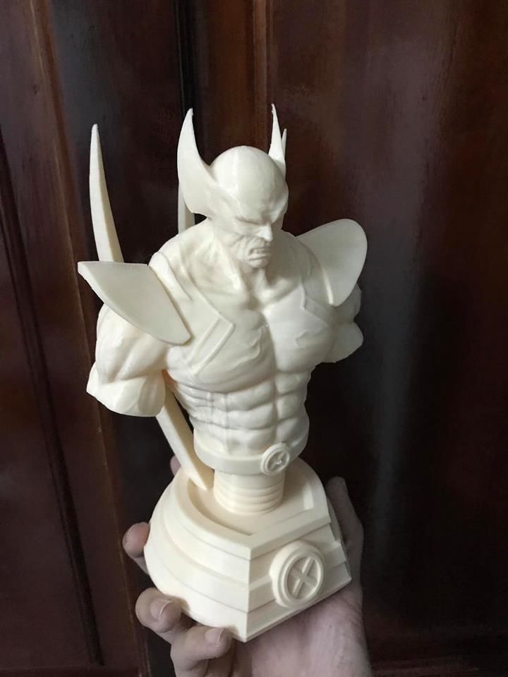 Wolverine Bust - Marvel 3D print model 3D model 3D printable | CGTrader