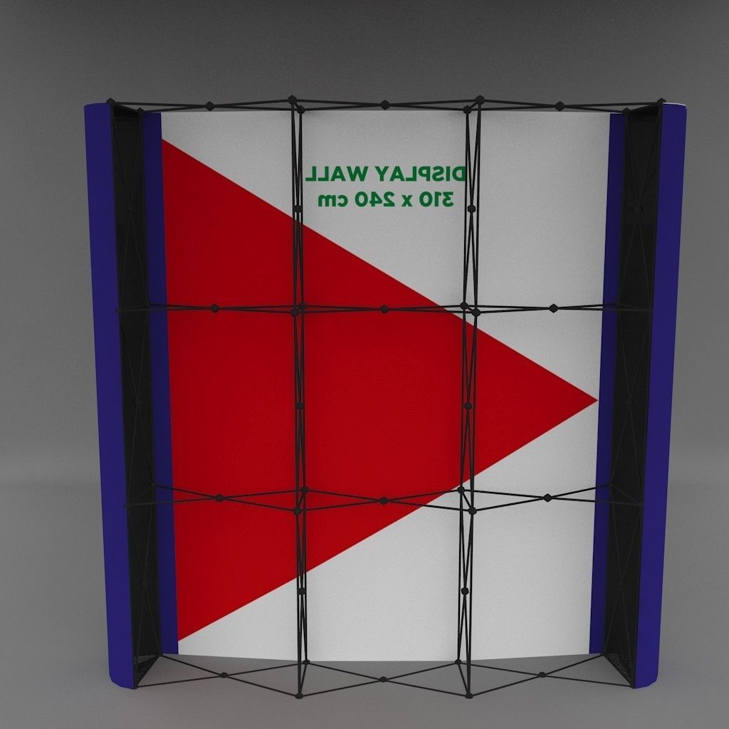 3D model Banner Wall Display VR / AR / low-poly | CGTrader