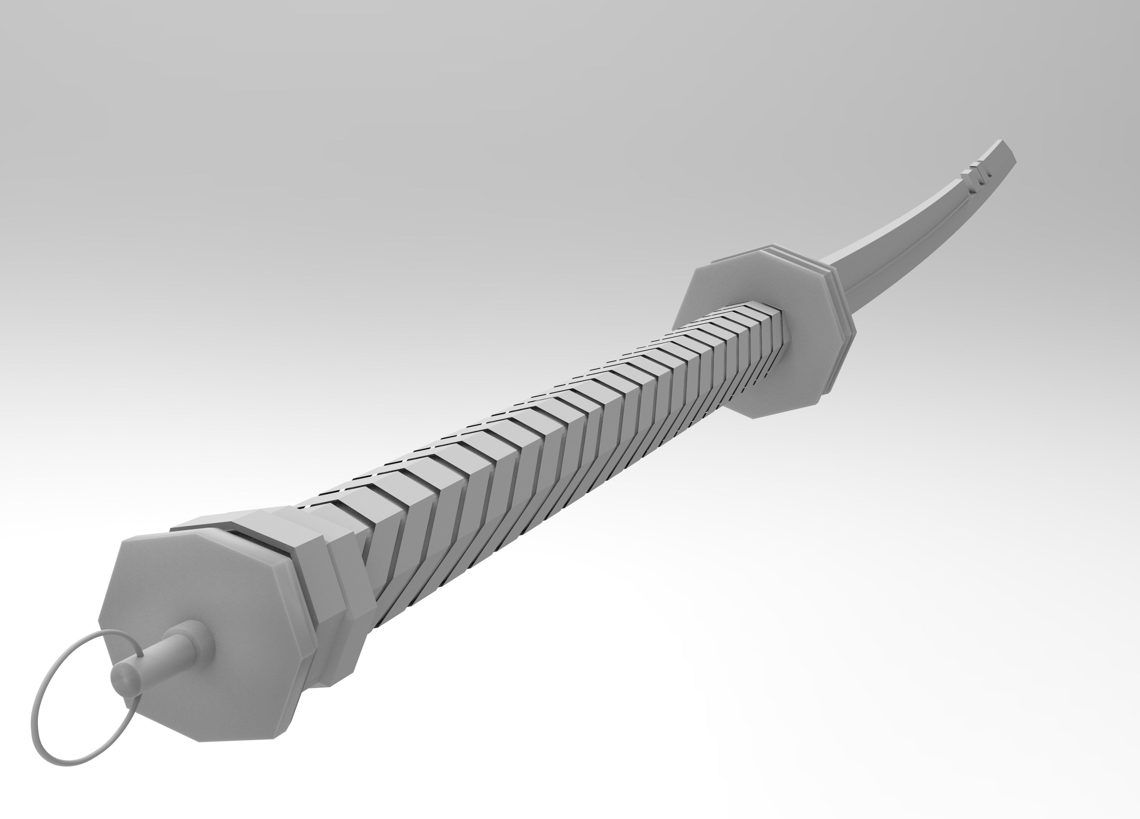 3D model sword x-fury blade VR / AR / low-poly | CGTrader