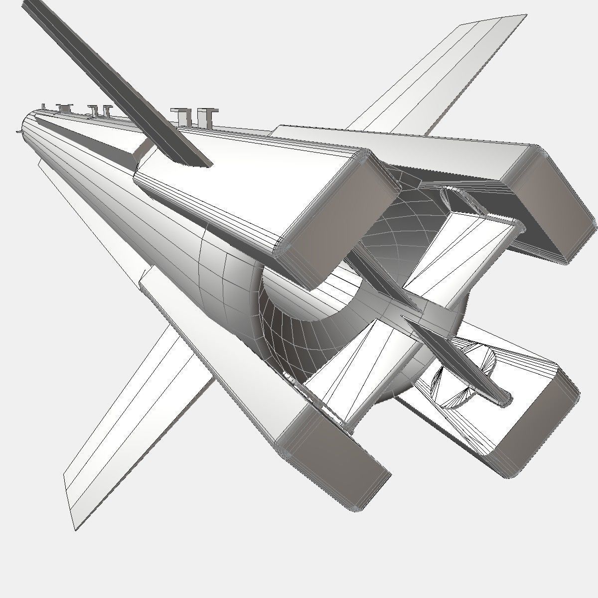 A-Darter Air-to-Air Missile 3D model | CGTrader