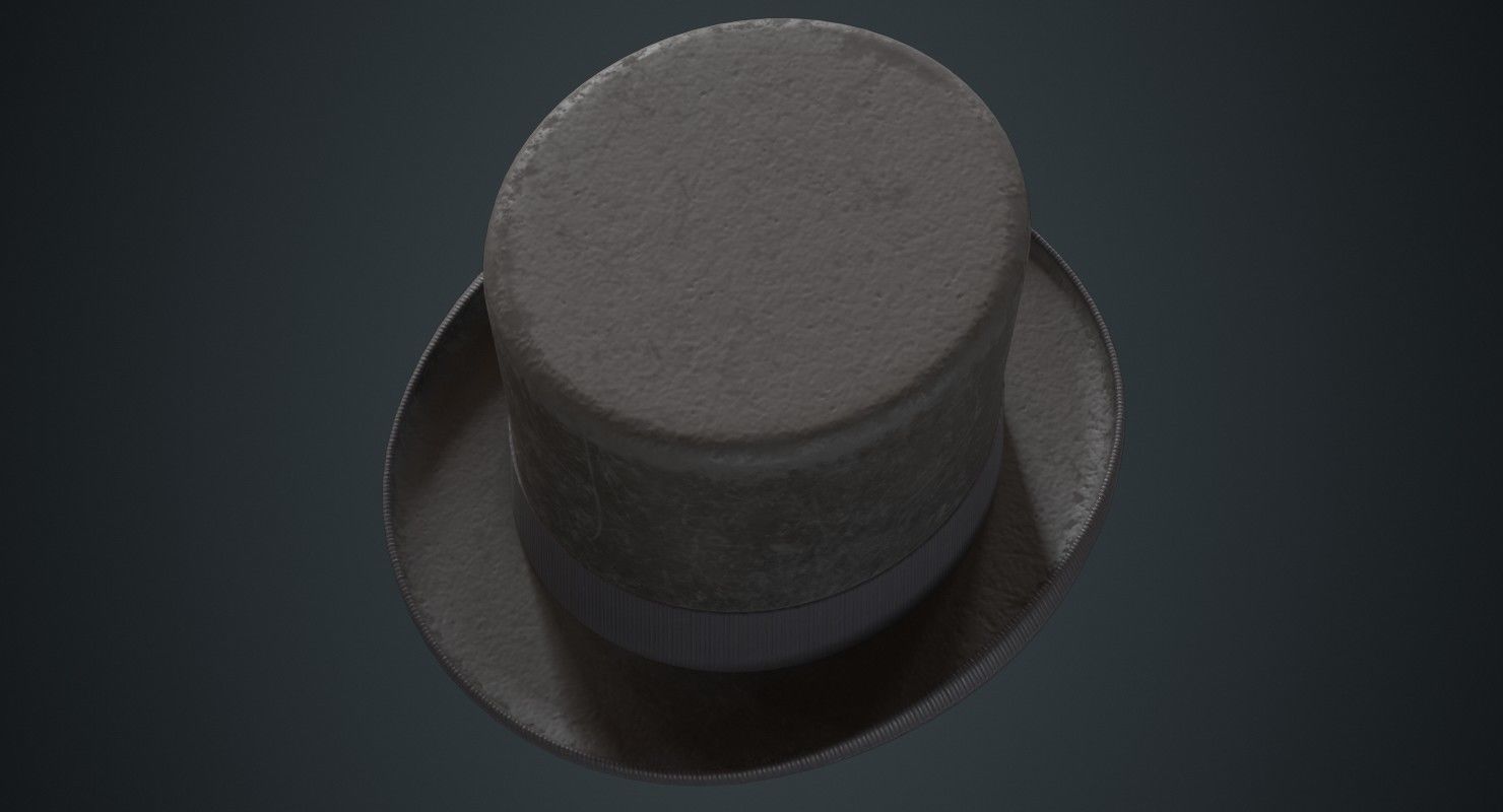 3D model Top Hat 2B VR / AR / low-poly | CGTrader
