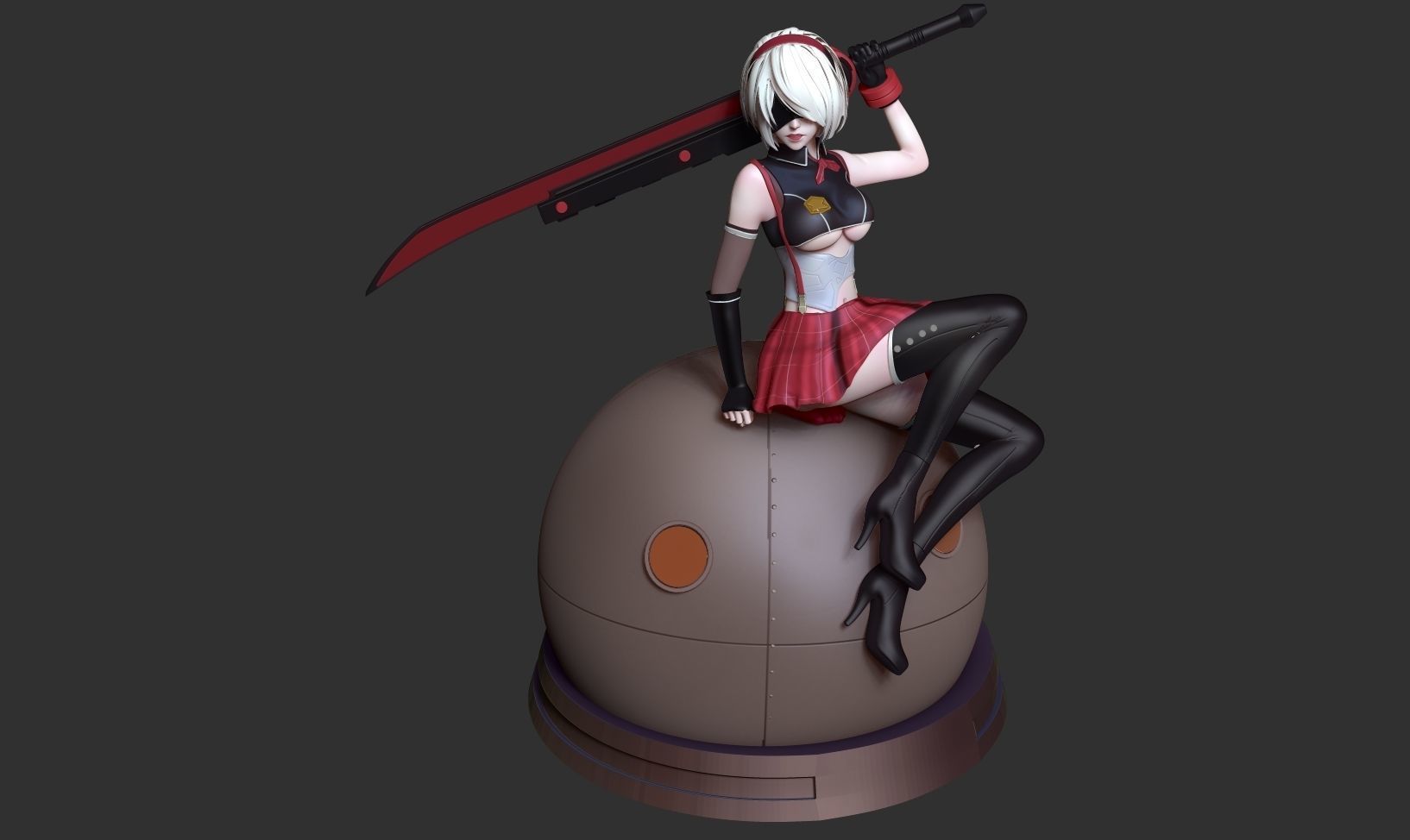 2B - Nier Automata 3D model 3D printable | CGTrader