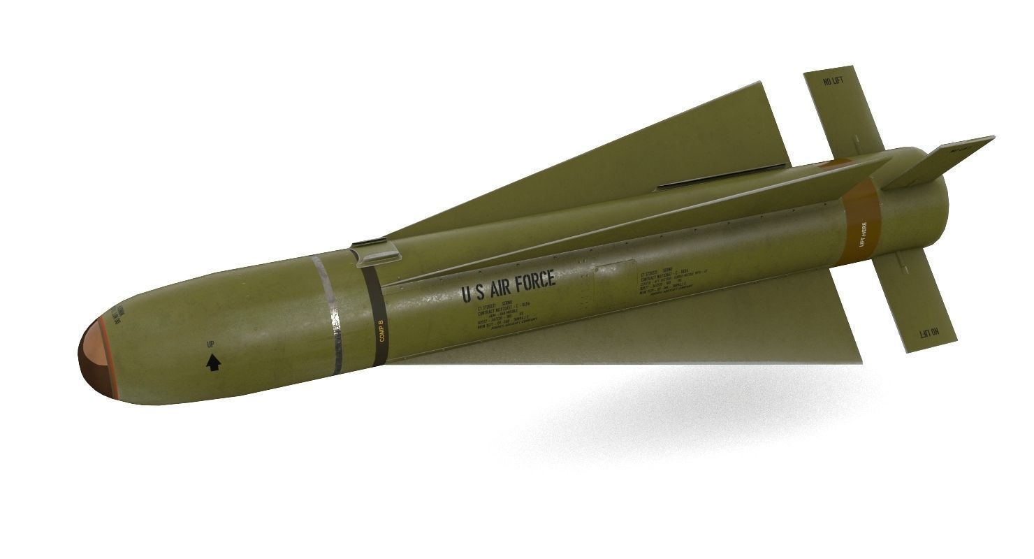 3D model AGM 65D Maverick Air to Ground Missile VR / AR / low-poly ...