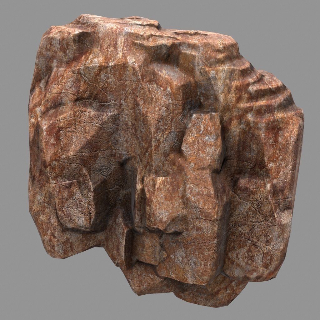 3D model Rock Set formation VR / AR / low-poly | CGTrader