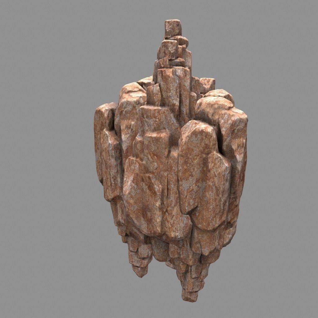 3D model Rock Set formation VR / AR / low-poly | CGTrader