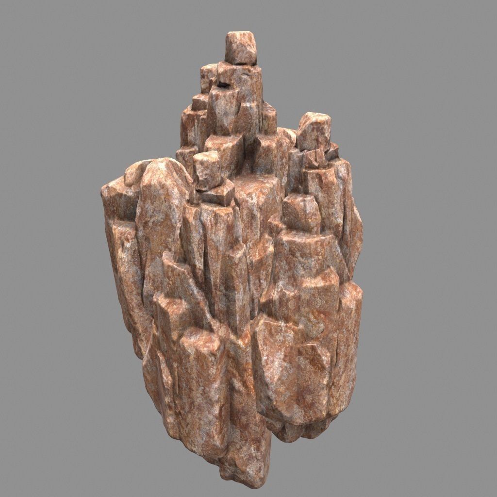 3D model Rock Set formation VR / AR / low-poly | CGTrader