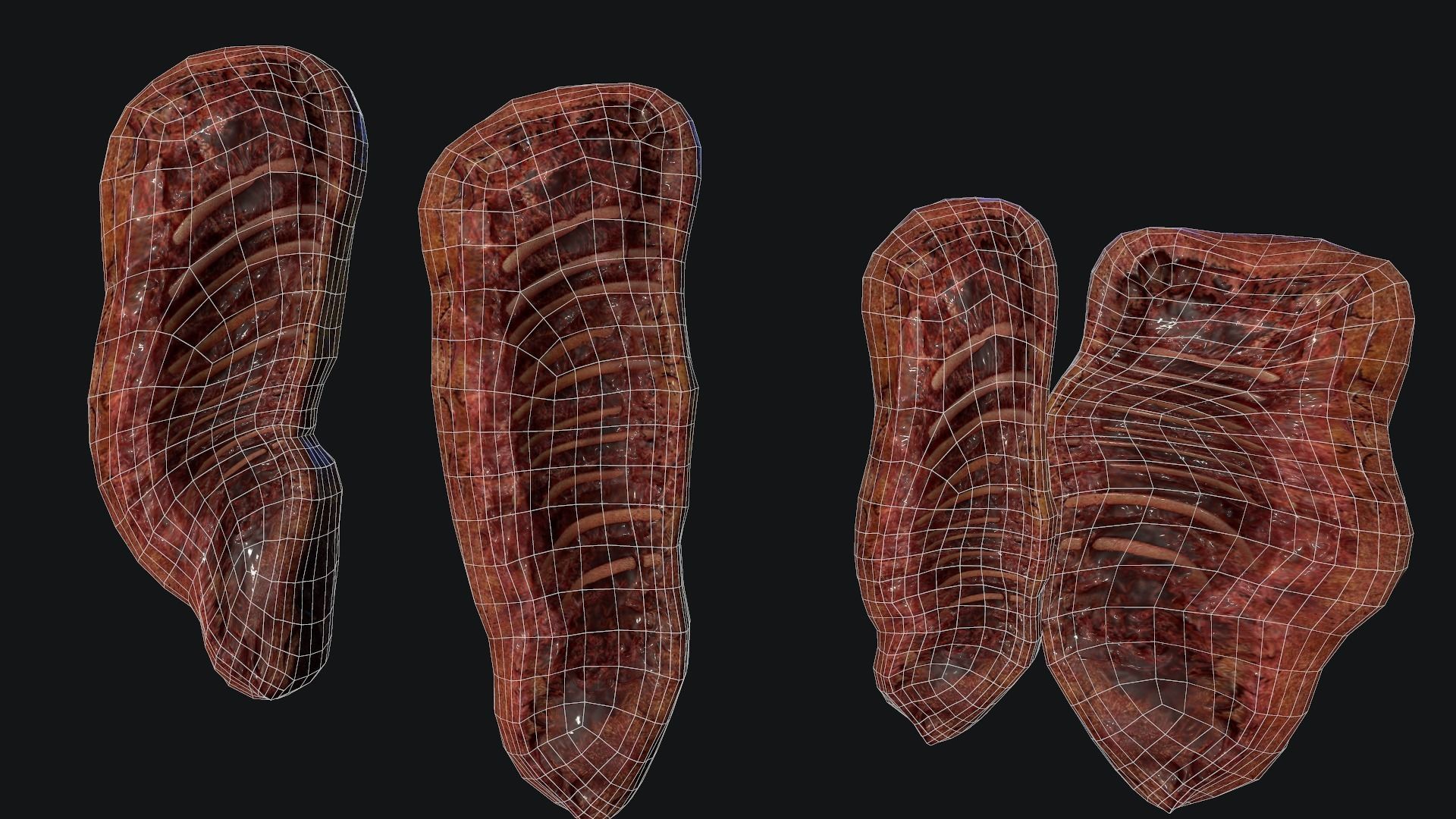 3D model Meat gore VR / AR / low-poly | CGTrader