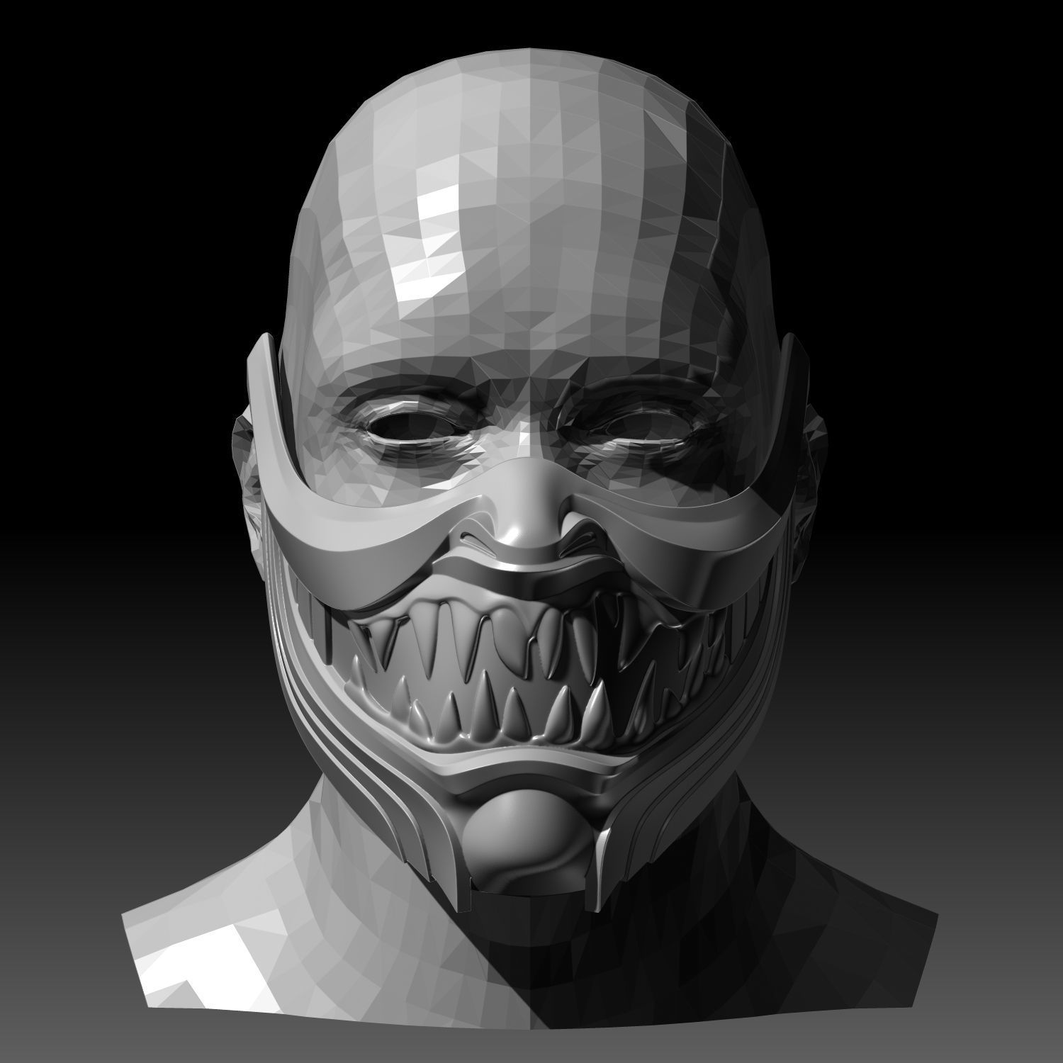 Scorpion Mask Hanzo Face Mortal Kombat 11 3D Printable Model 3D model ...