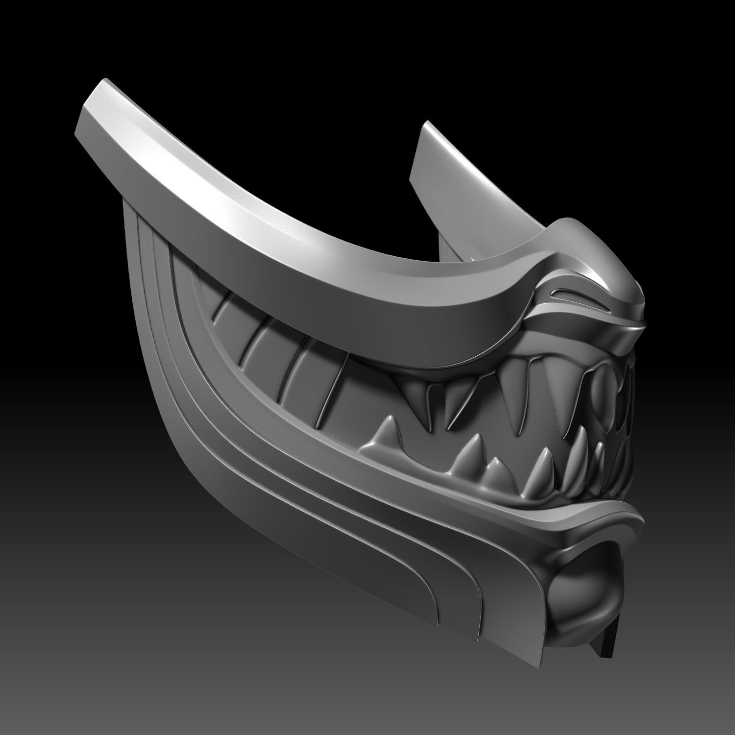 Scorpion Mask Hanzo Face Mortal Kombat 11 3D Printable Model 3D model ...
