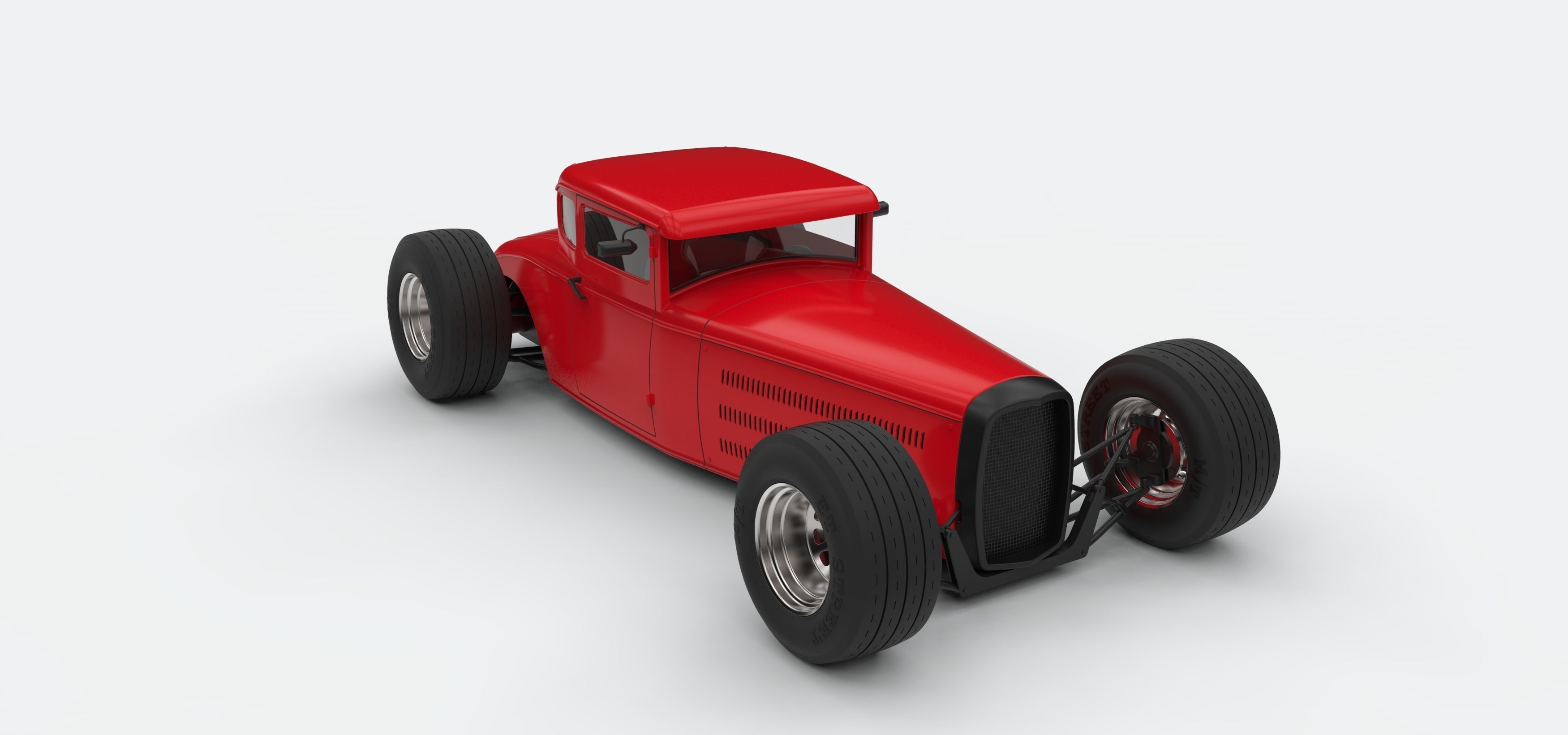 Hot rod 2 3D model | CGTrader
