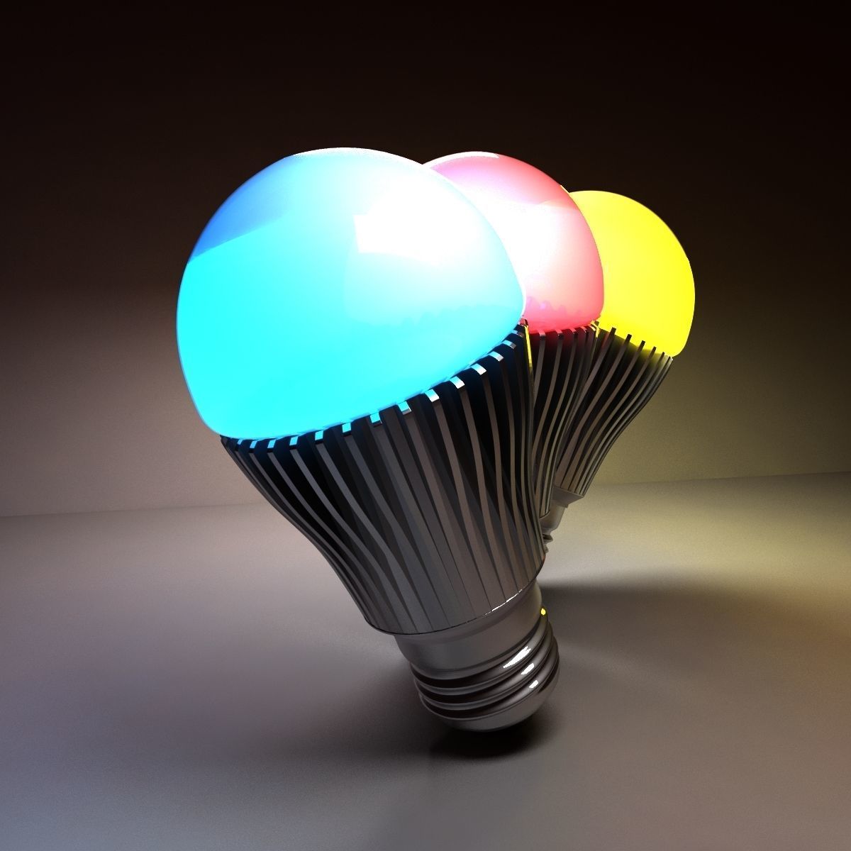 LED lights 3D model | CGTrader