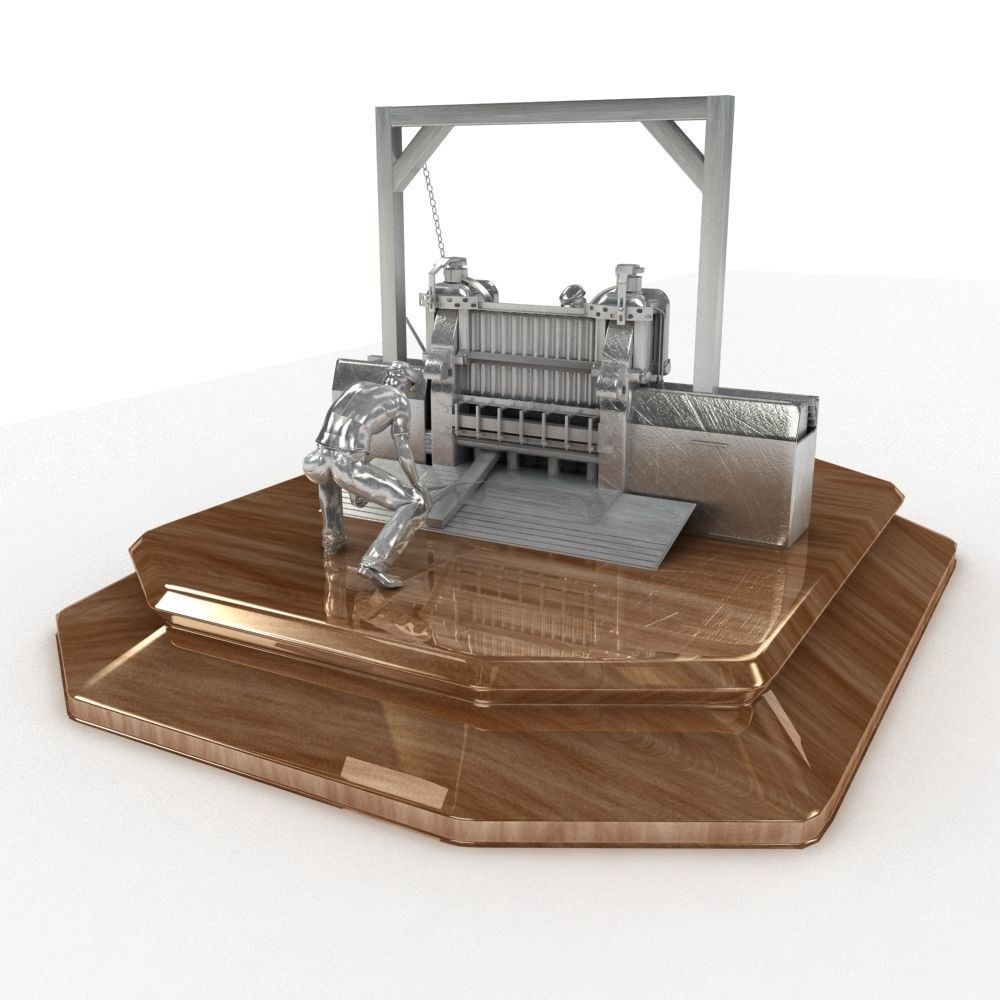 Steel Sculpture 3D model | CGTrader