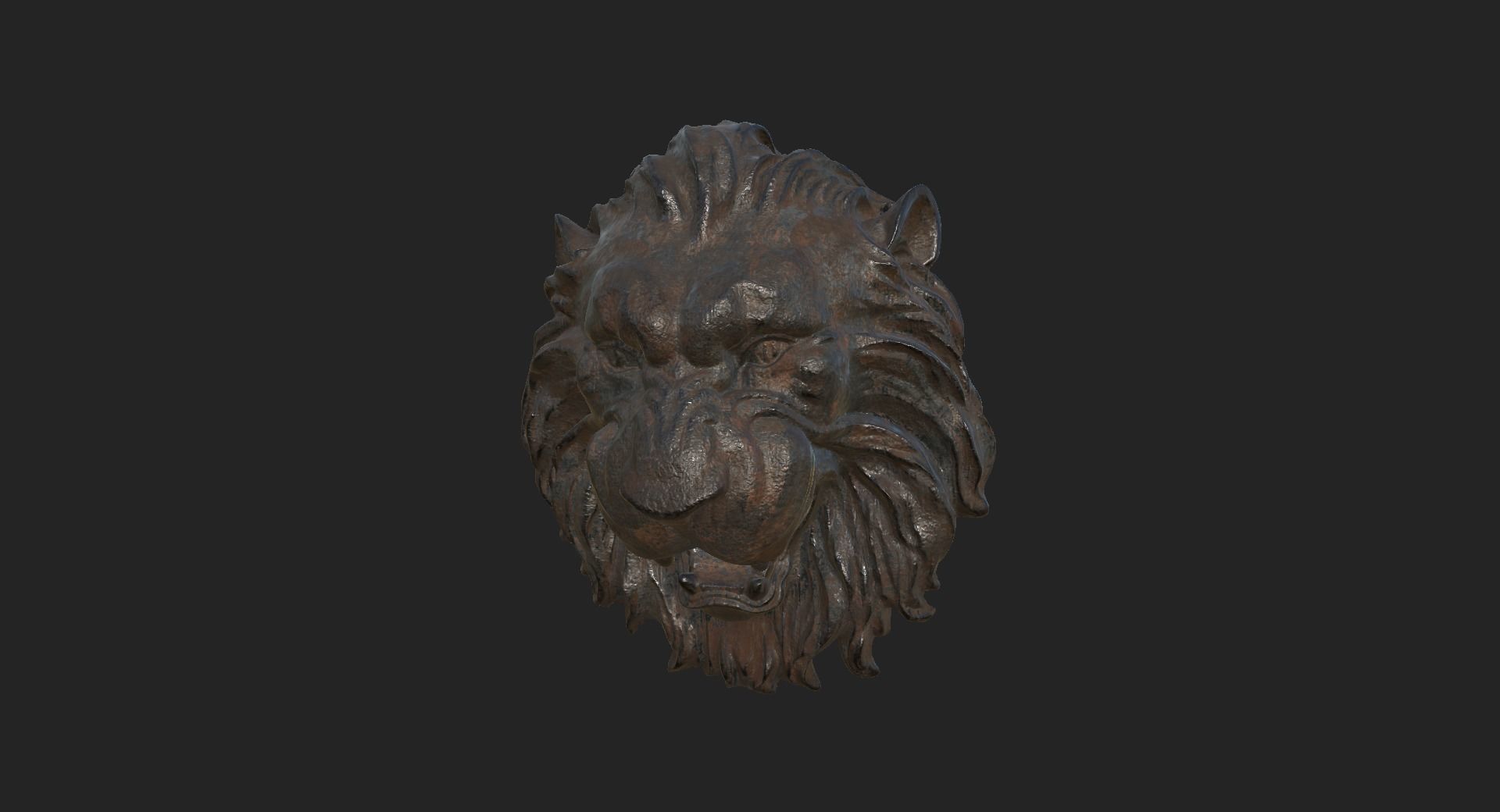 Lion Face 3D Model 3D model | CGTrader