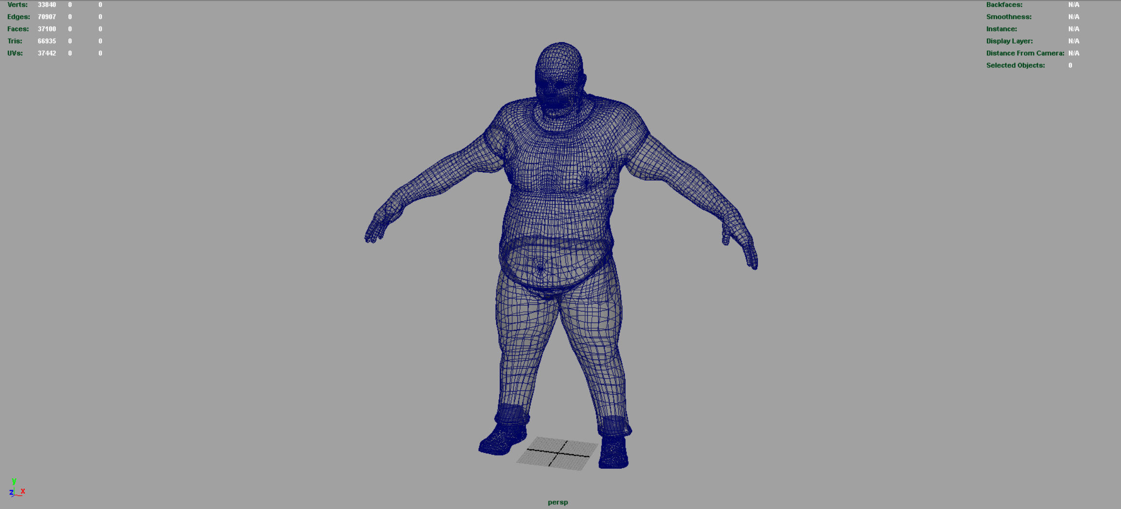 Fat Zombie 3D model | CGTrader