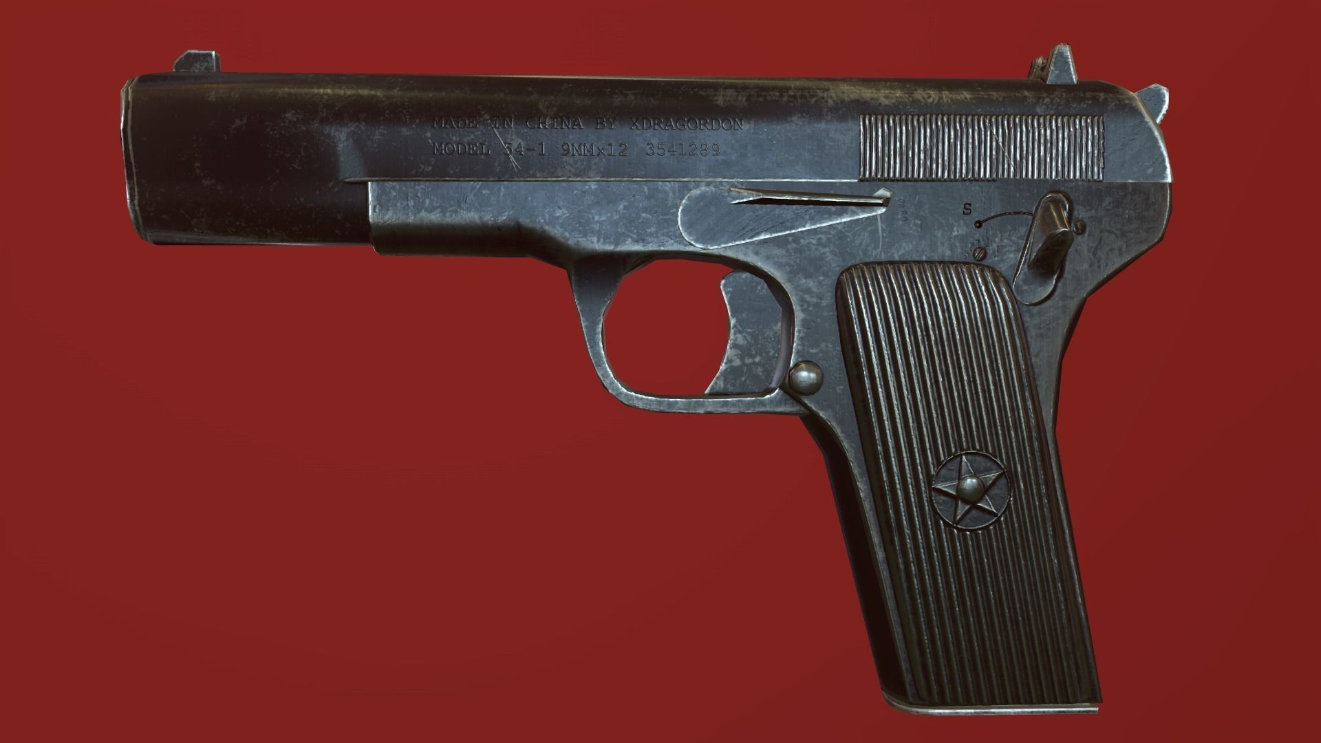 3D model Chinese Type-54 Pistol VR / AR / low-poly | CGTrader