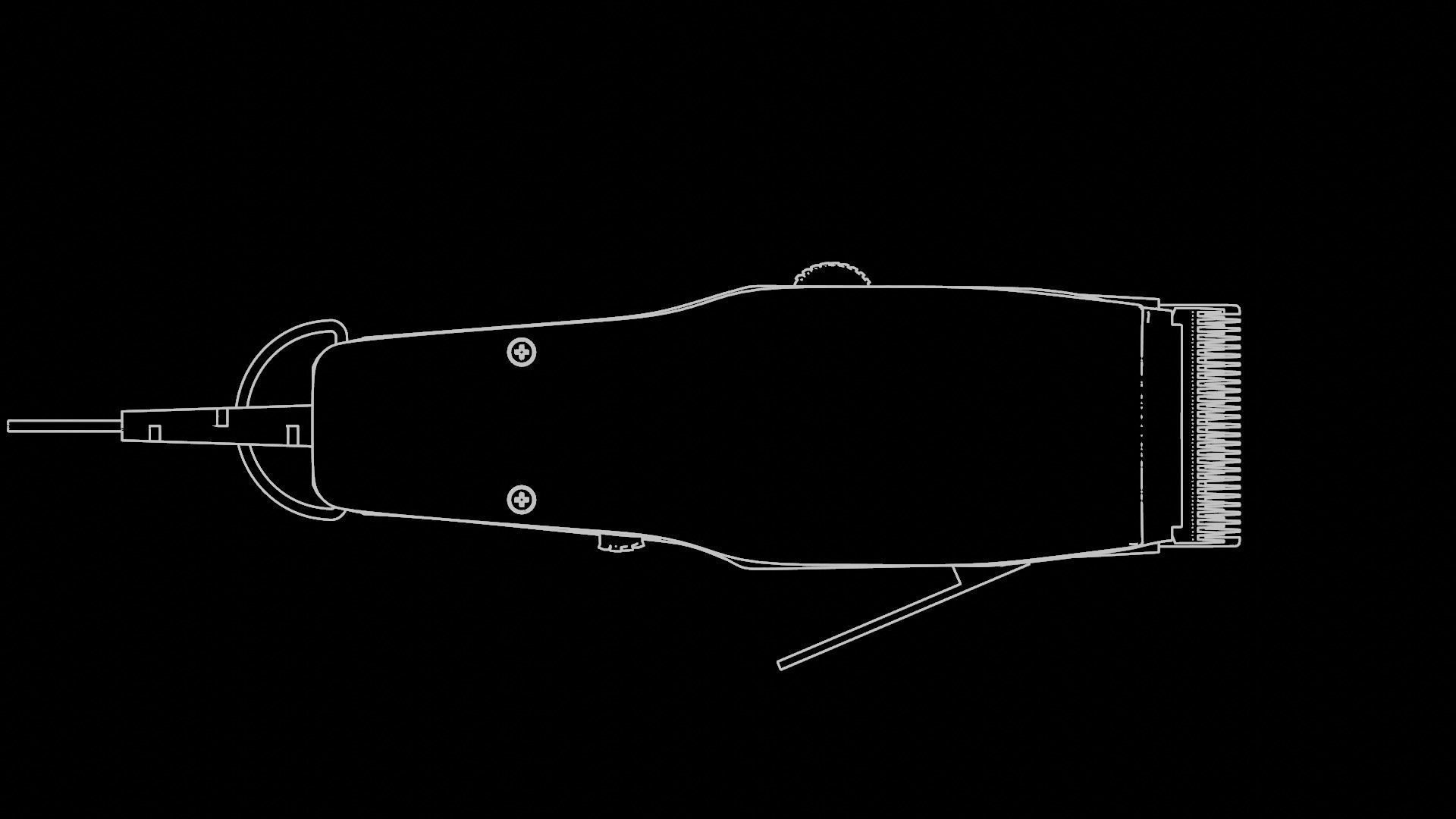 Hair clipper 3D model | CGTrader