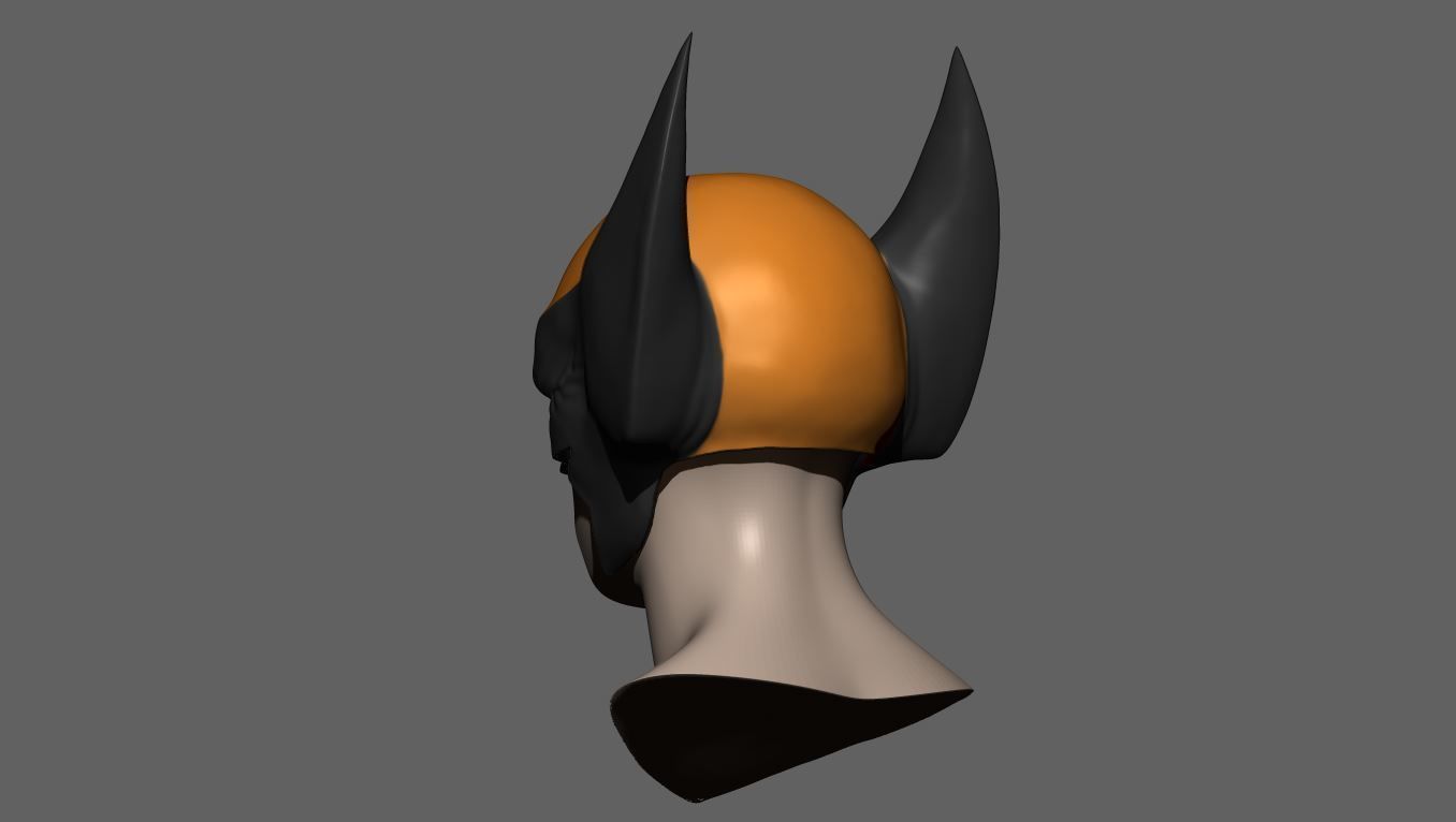 Wolverine Mask - Helmet For Cosplay from Marvel 3D model 3D printable ...