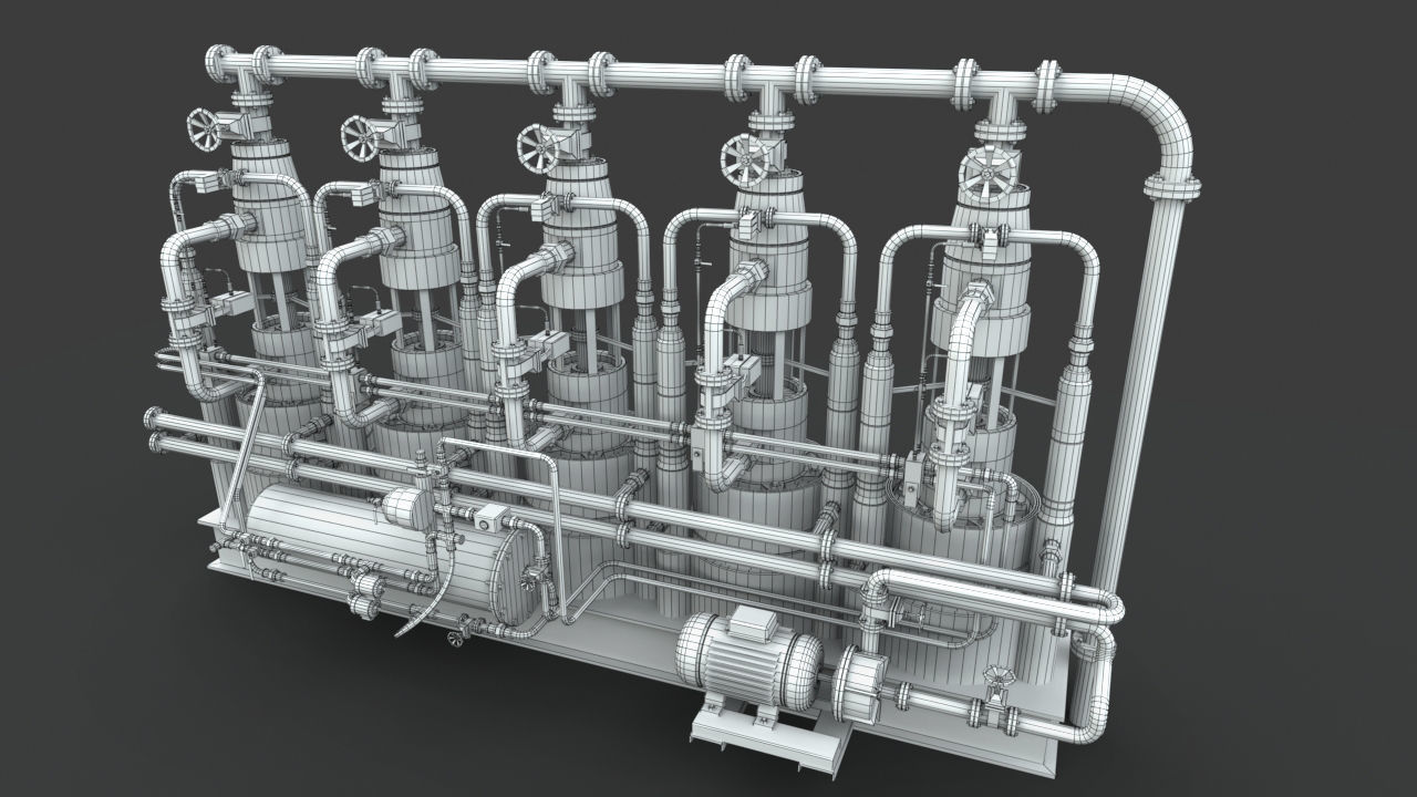 Machinery device 3D model | CGTrader