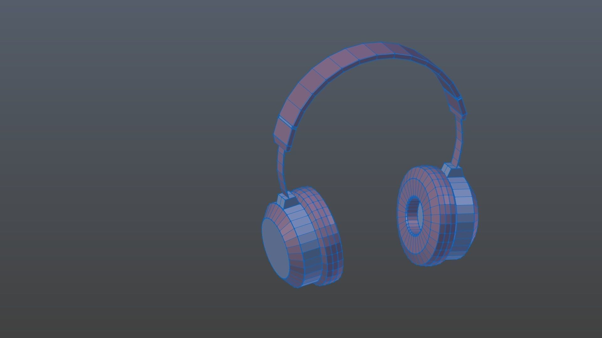 3D model Low poly headphones 1 VR / AR / low-poly | CGTrader