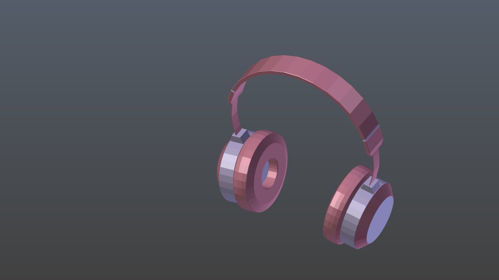 3D model Low poly headphones 1 VR / AR / low-poly | CGTrader