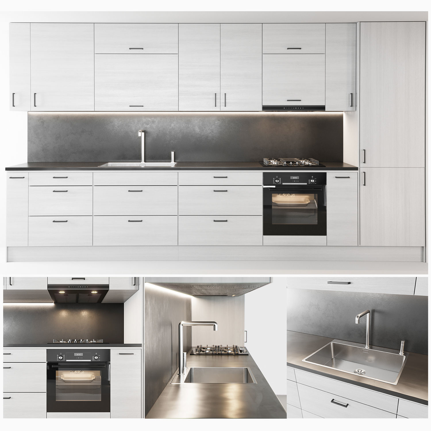 Nora kitchen 3D model | CGTrader