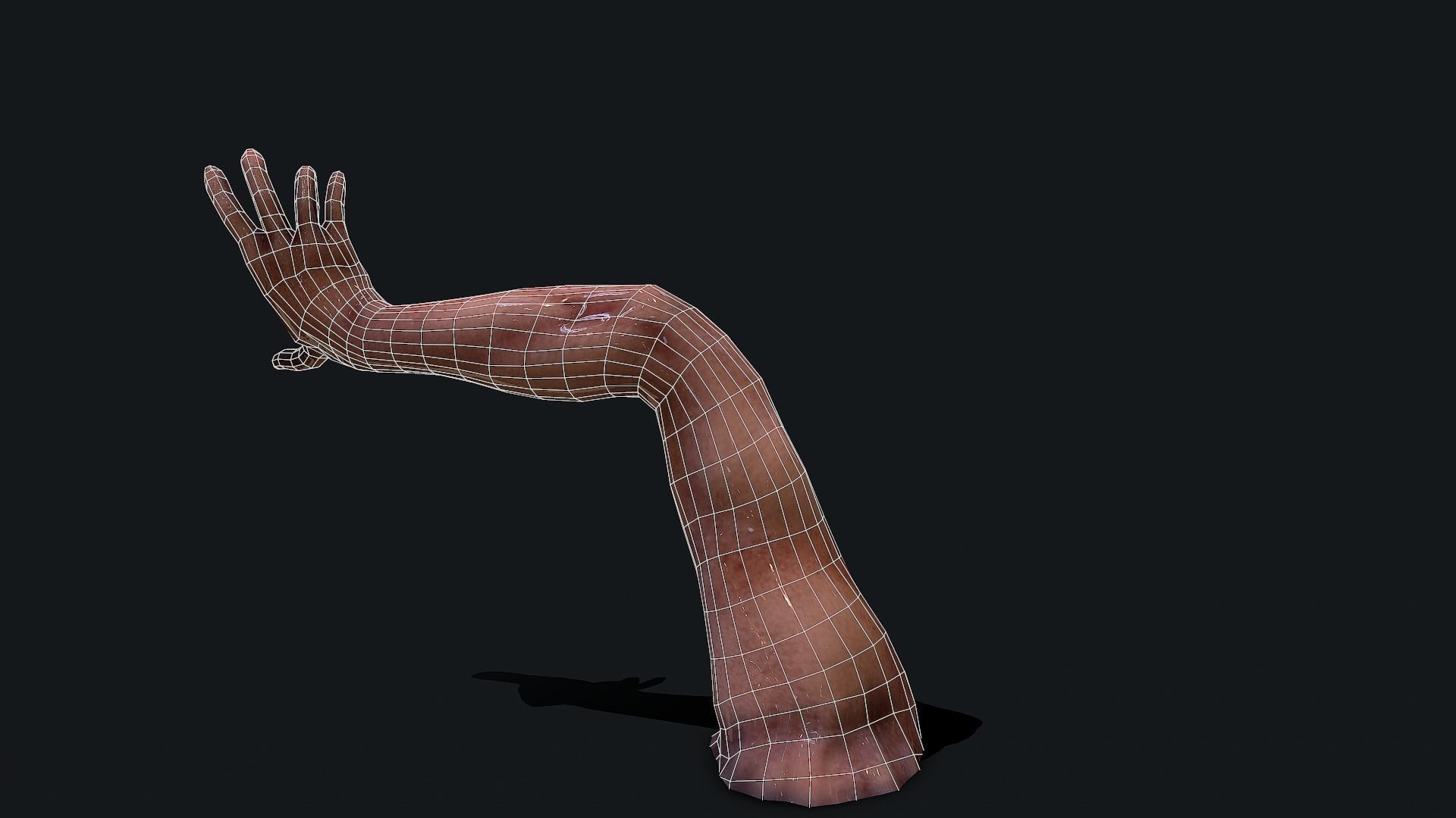 3D model Creepy grabing hand VR / AR / low-poly rigged animated | CGTrader