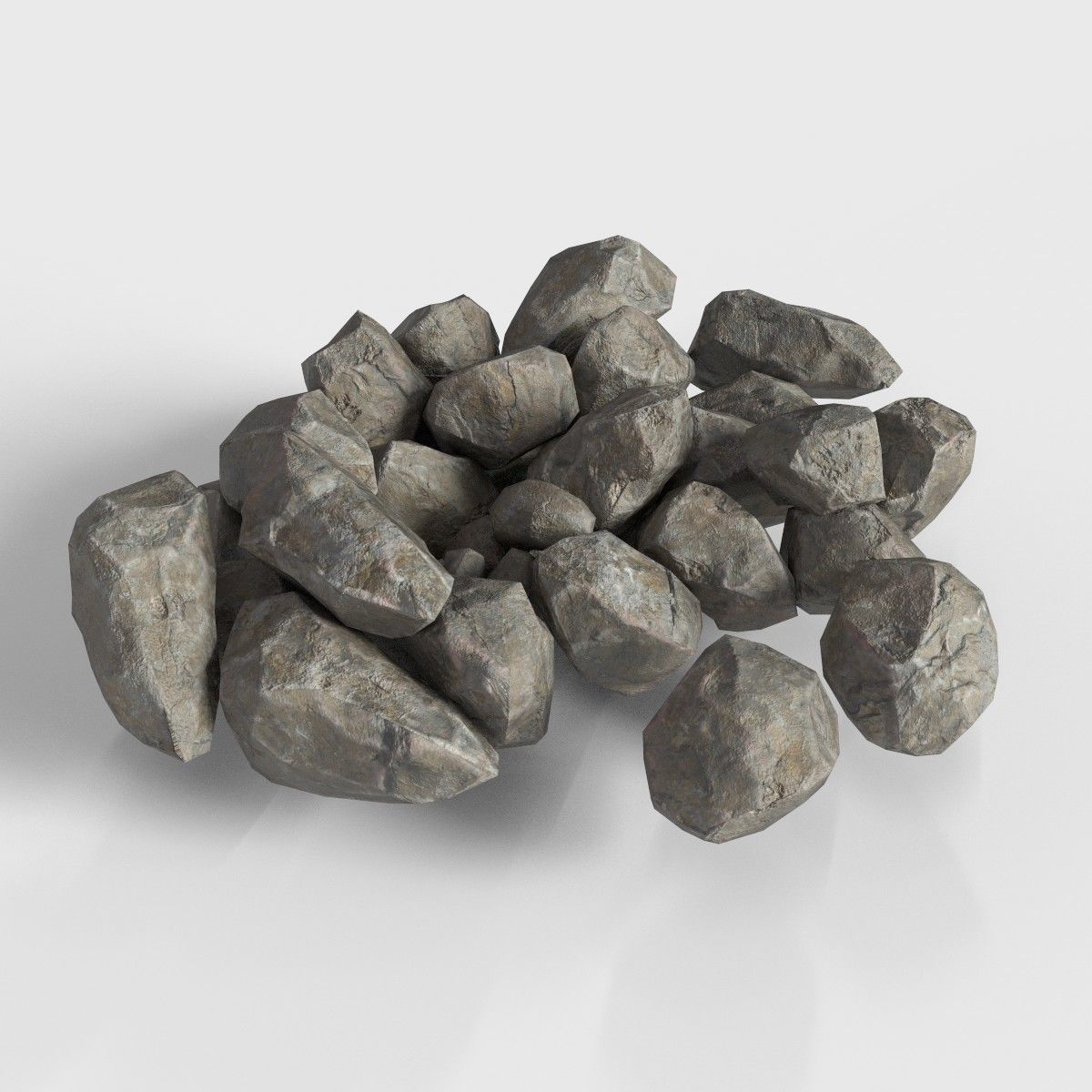 3D model Stone Rock set Unity VR / AR / low-poly | CGTrader