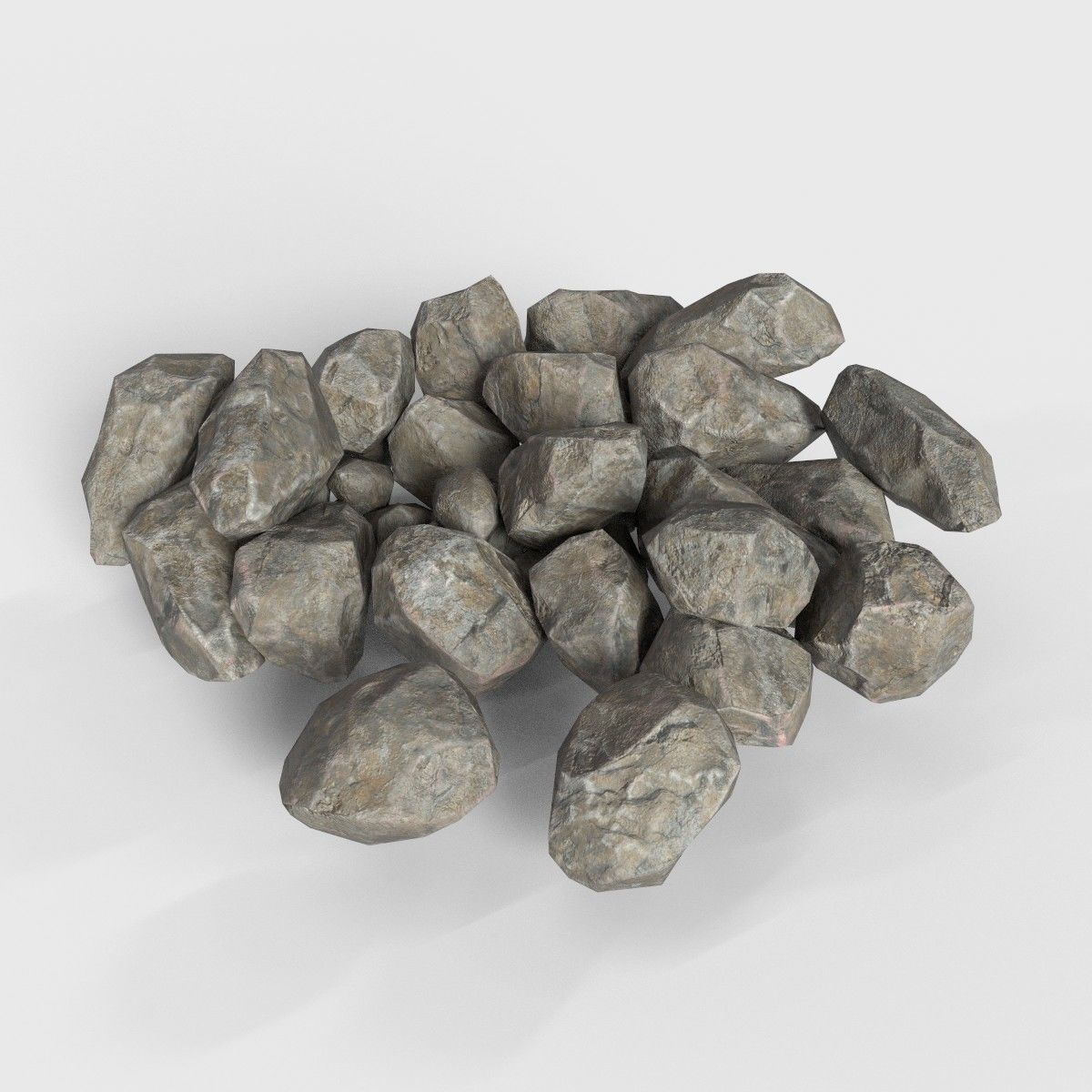 3D model Stone Rock set Unreal VR / AR / low-poly | CGTrader