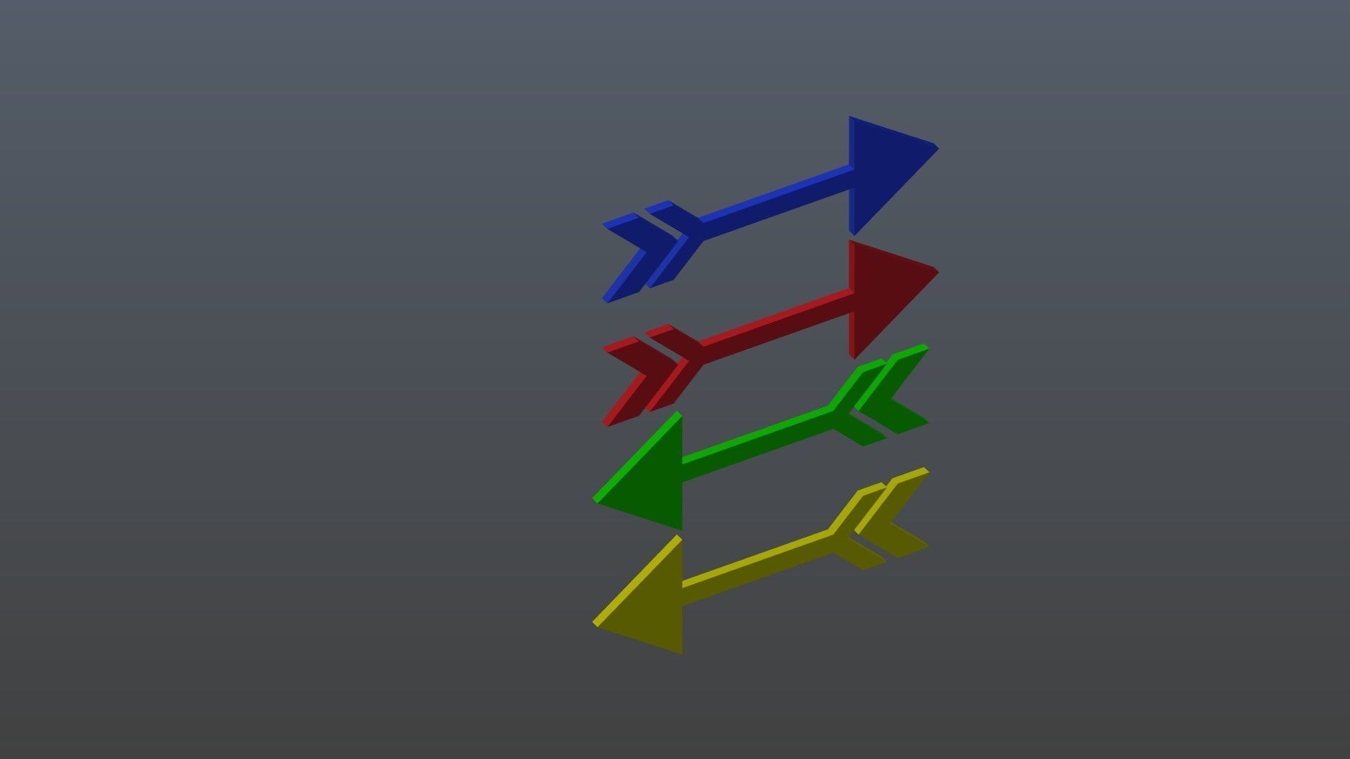 3D model Low poly arrow 17 VR / AR / low-poly | CGTrader