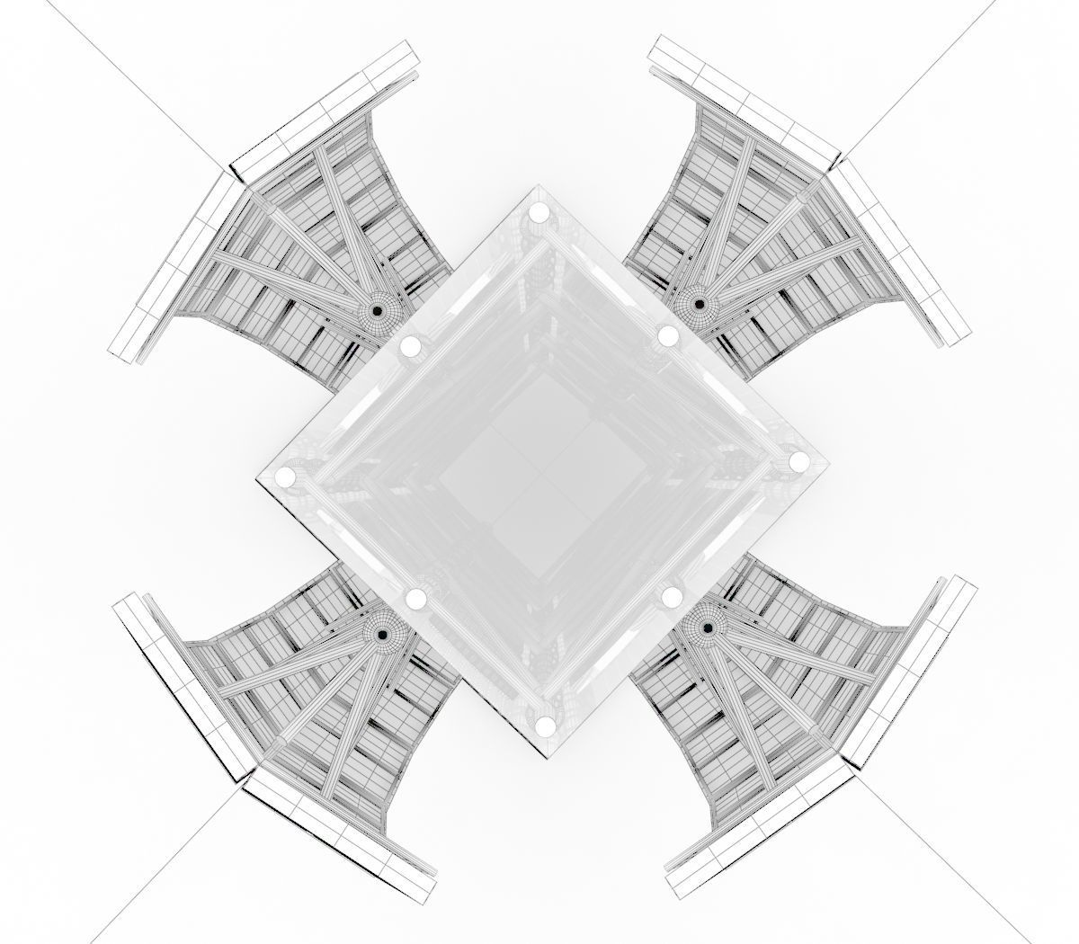 LED screens tower with structure 3D model | CGTrader