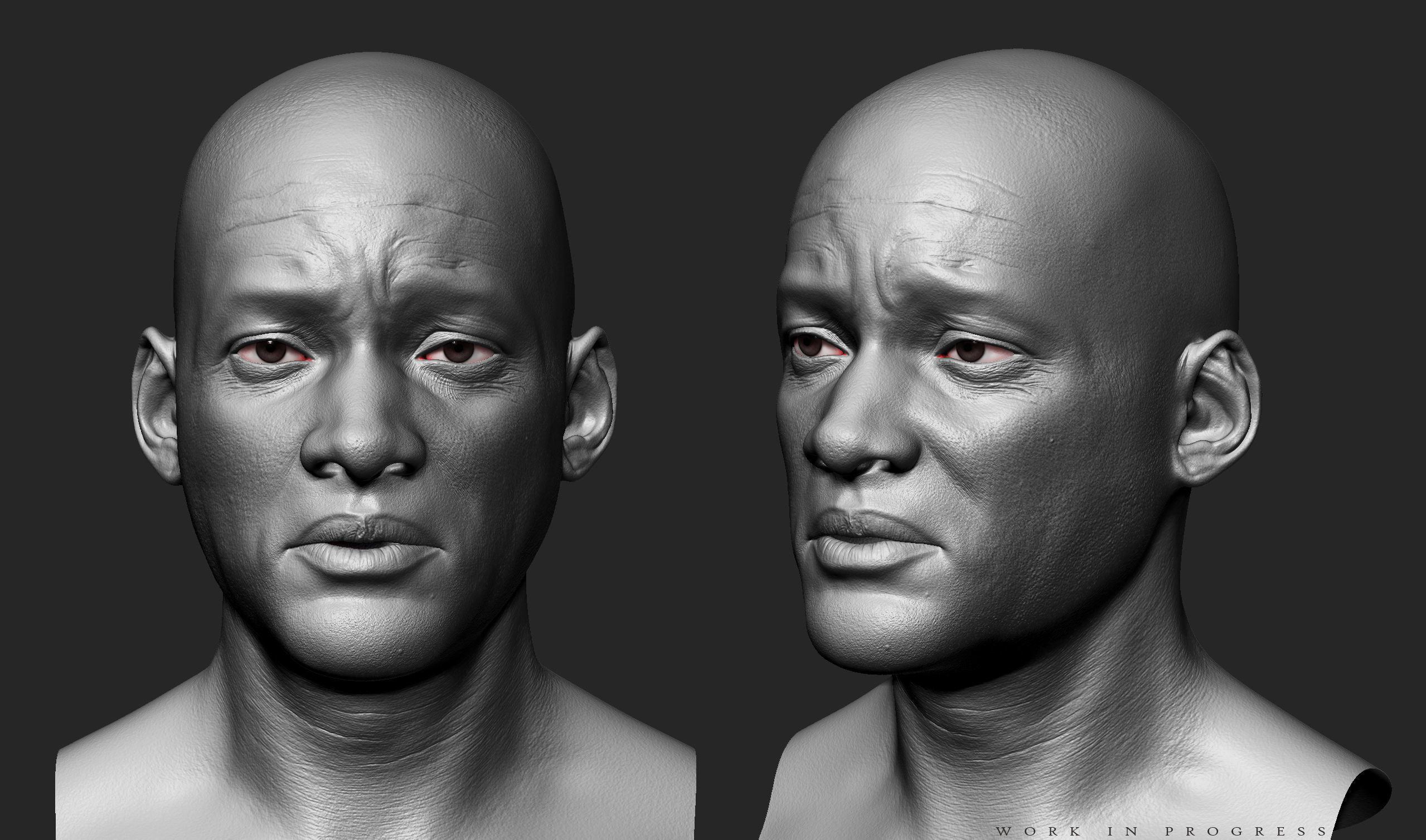 Will Smith 3D head Sculpt 3D model | CGTrader