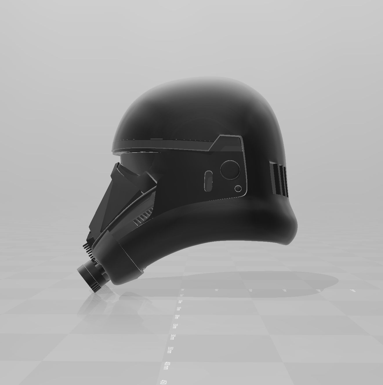 Star Wars Rogue One Death Trooper Helmet 3D model 3D printable | CGTrader