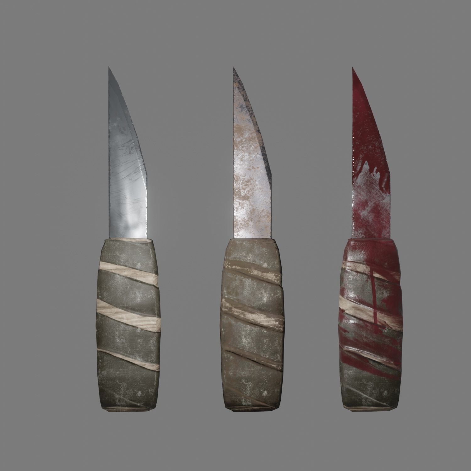 3D model Prison shank - 3 texture styles Updated VR / AR / low-poly | CGTrader