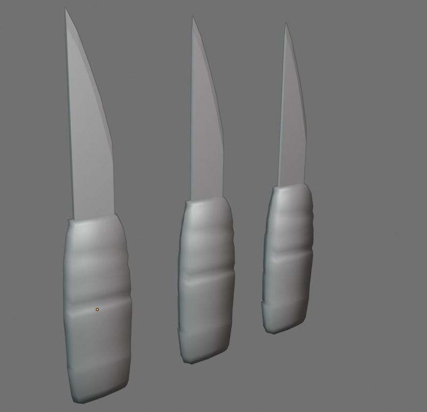 3D model Prison shank - 3 texture styles Updated VR / AR / low-poly ...