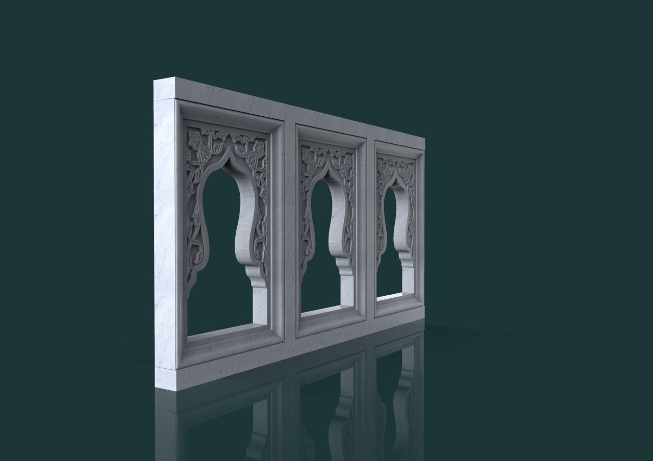 Mosque Minbar 3d Stl Model For Cnc Carving 3d Model 3d Printable Cgtrader